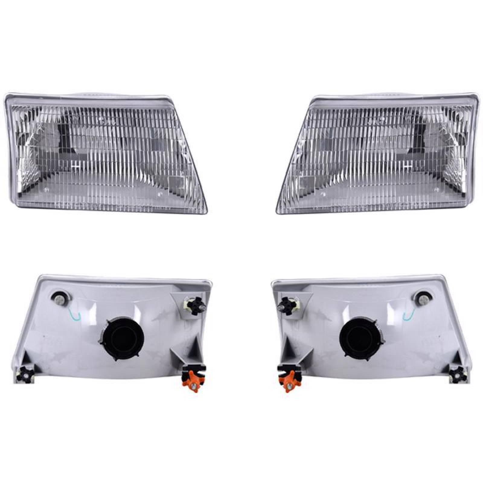 Faros compatible con Mazda Pick Up 1998-2000 - 2 Piezas