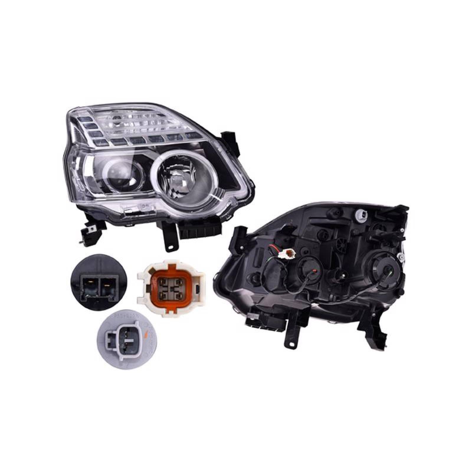 Faros compatible con Nissan X-Trail 2011-2014 - Manual - para Foco de ...