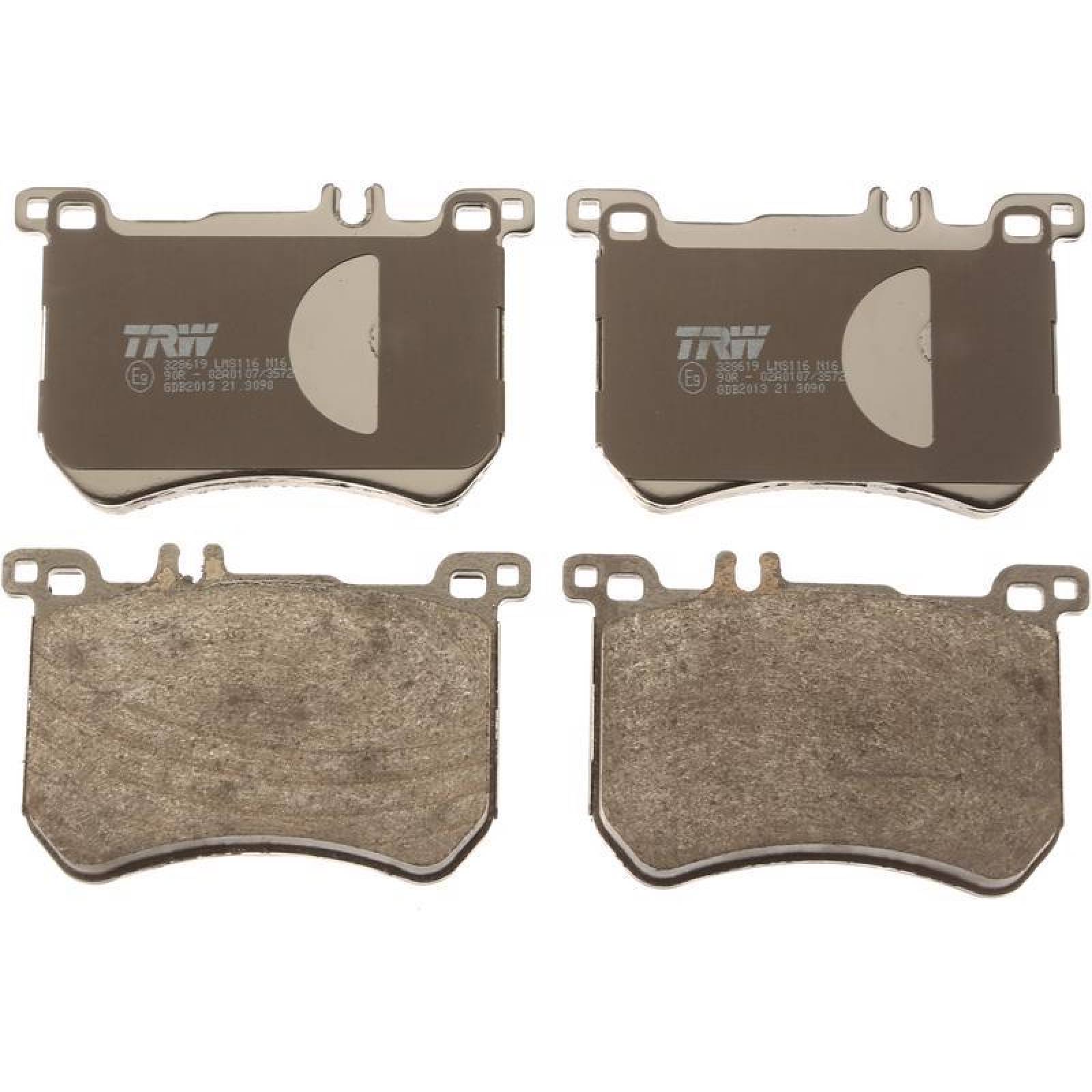 Juego De Balatas Mercedes Benz Sl550, 2013-2017 Del Orgánica