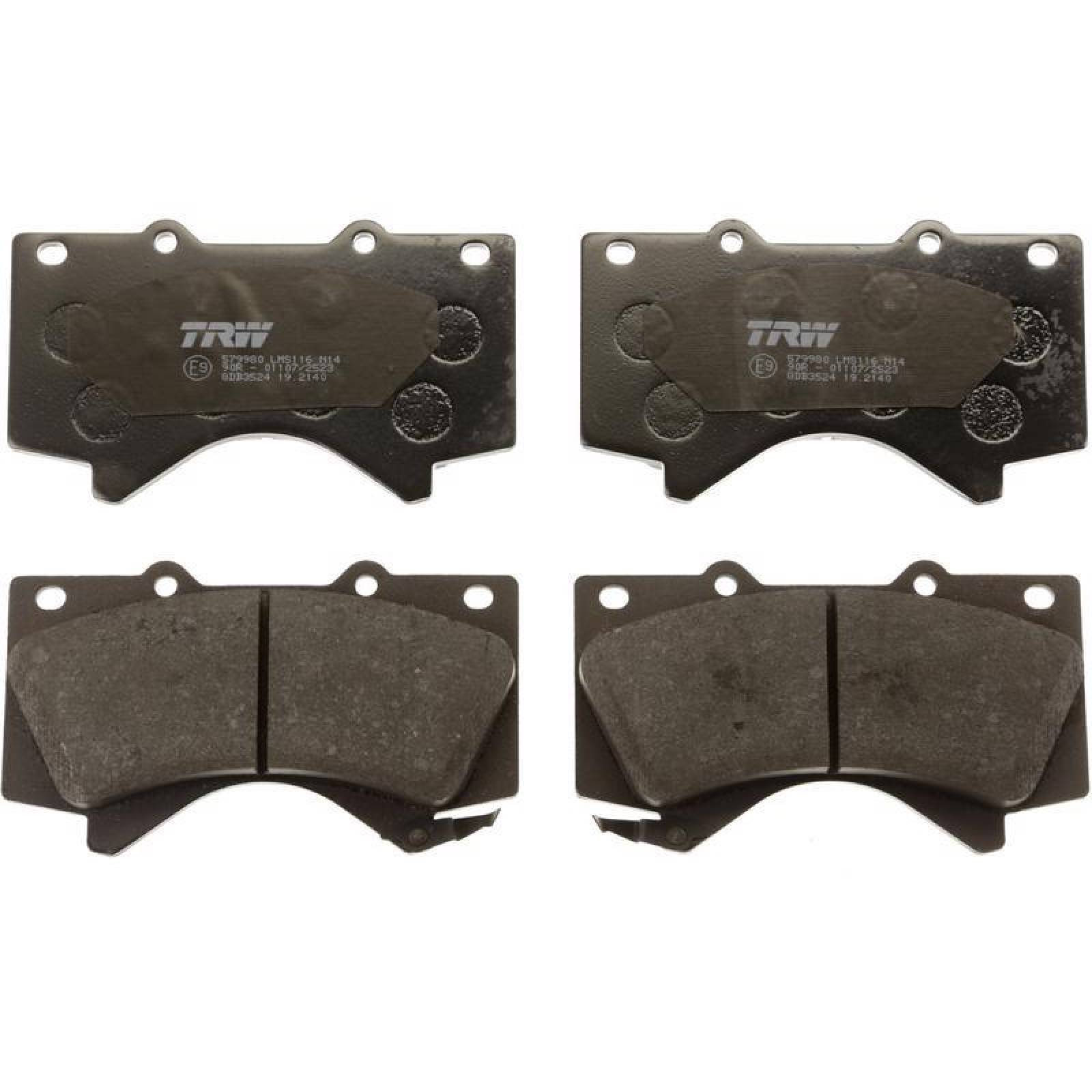 Juego De Balatas Toyota Tundra, 2007-2018 Del Orgánica