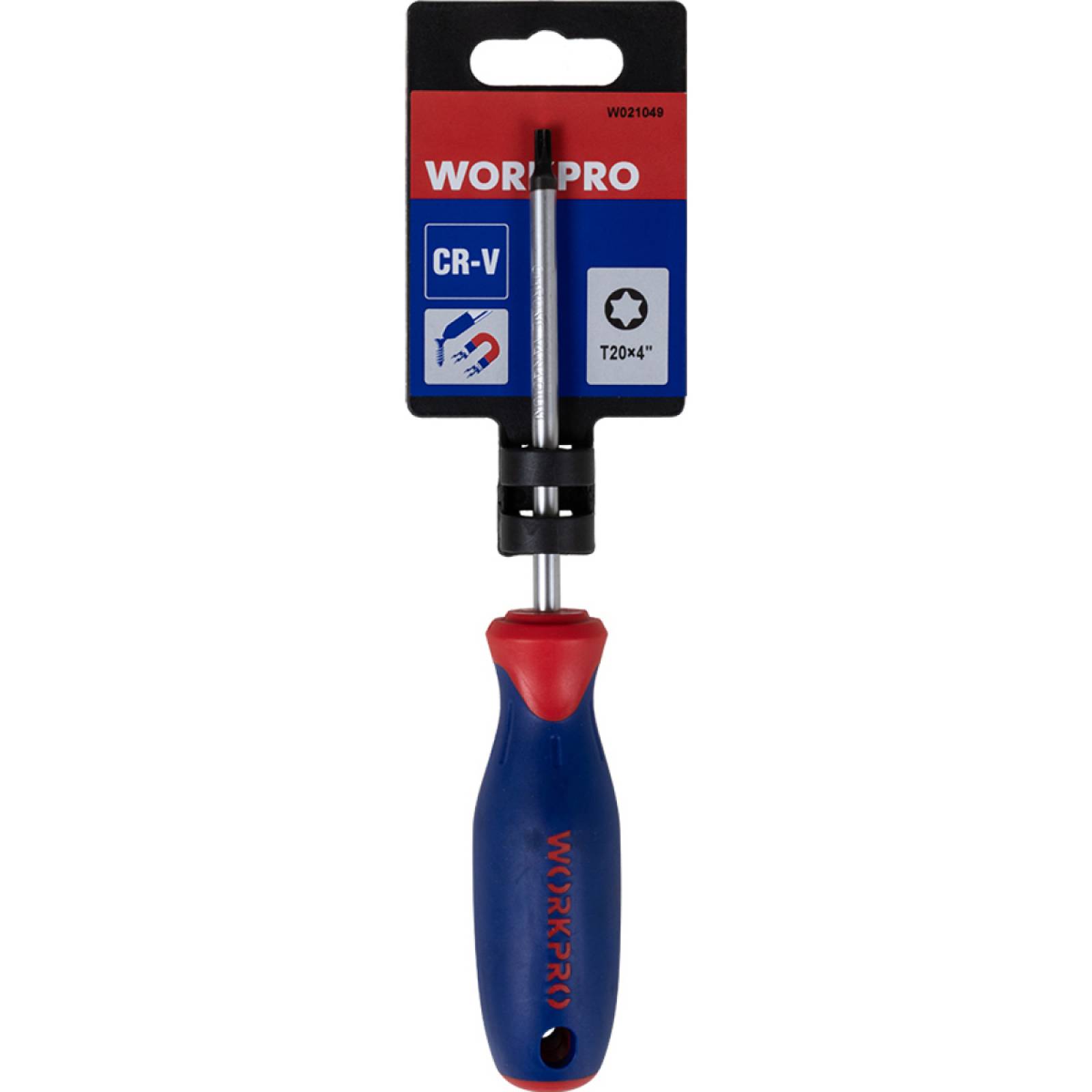 Desarmador Varios Tipos Torx T20X4" Workpro
