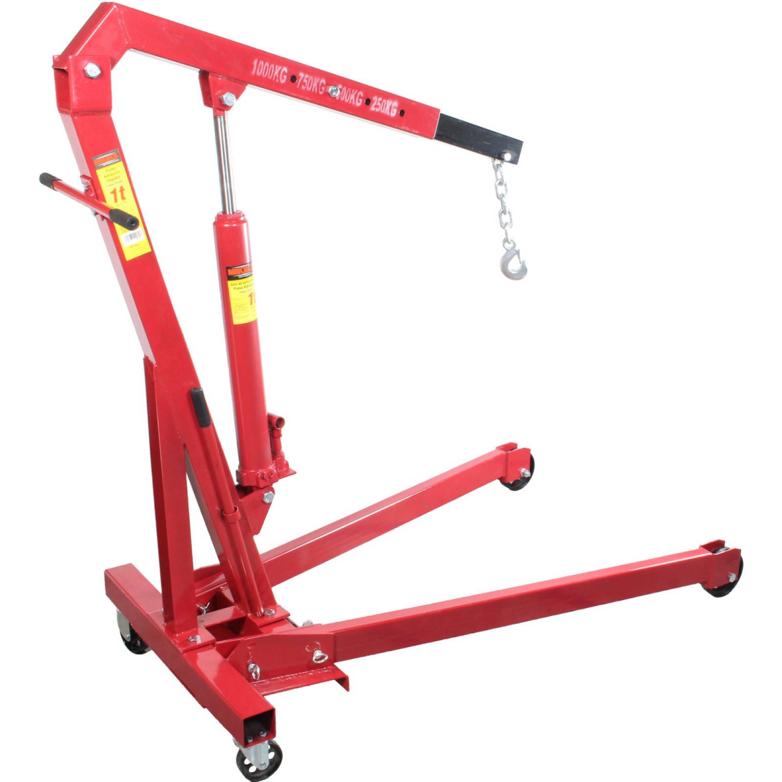 Pluma hidráulica para motor plegable 1 ton