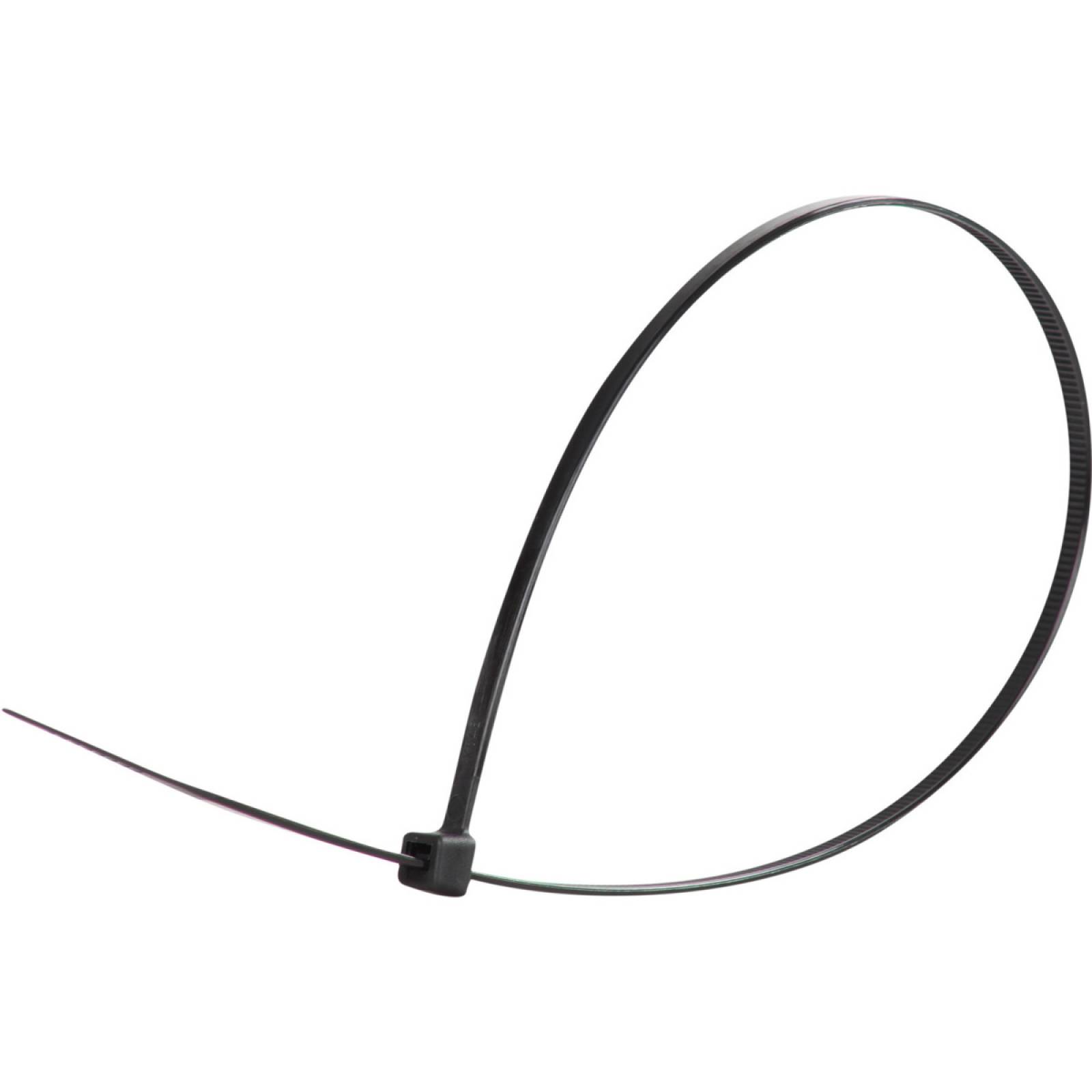 Cinchos de plástico 2.5x190 mm 100 pzas Negro