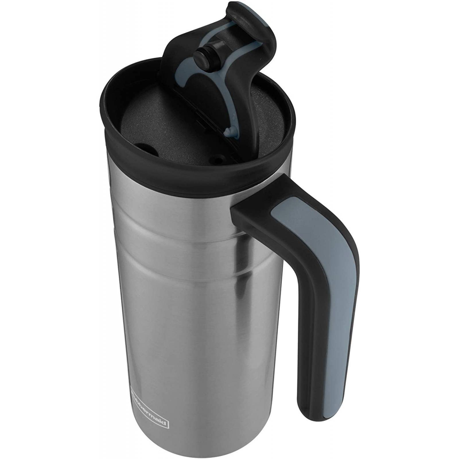Termo Con Agarradera 16 Oz, Tapa Negra Rubbermaid