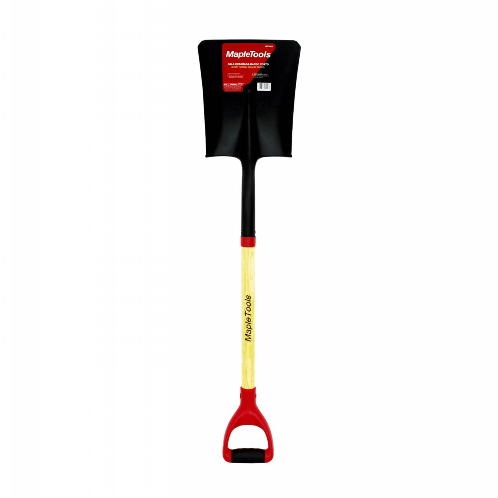 PALA CUADRADA MANGO CORTO DE MADERA MAPLE TOOLS