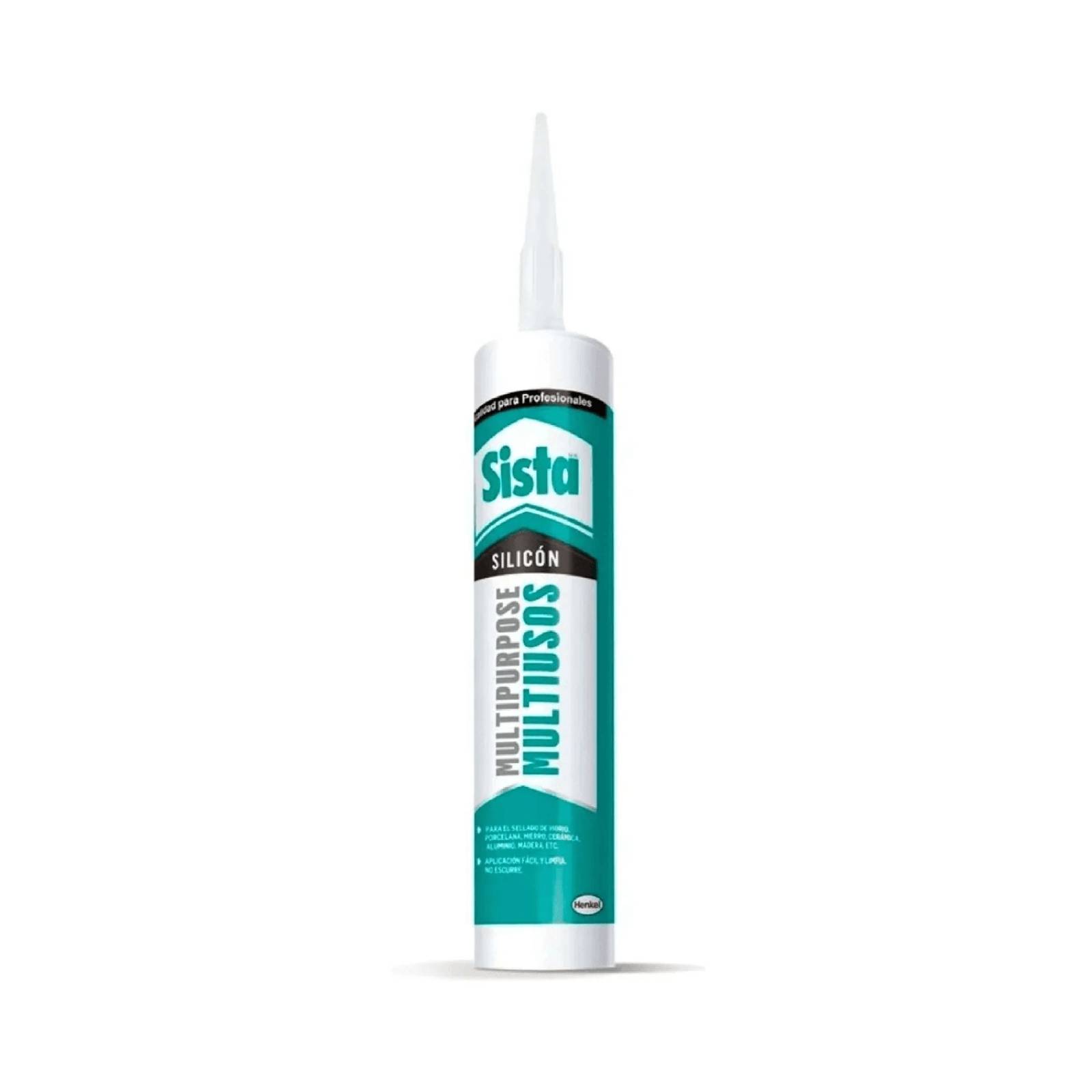 SILICON MULTIUSOS BLANCO SISTA 280 ML CAJA CON 6