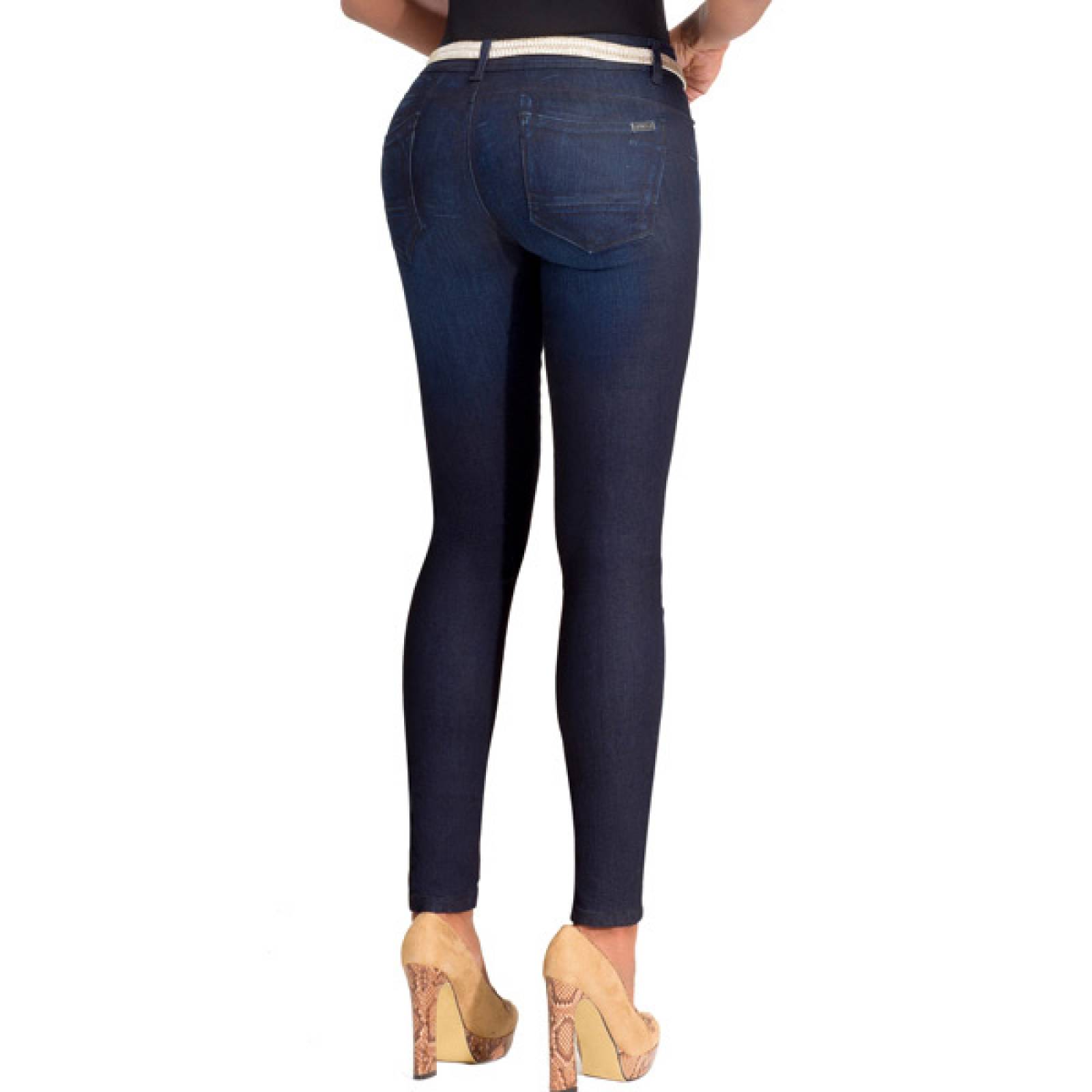Jeans Colombianos Skinny Efectos Levanta Pompas Lowla 218236