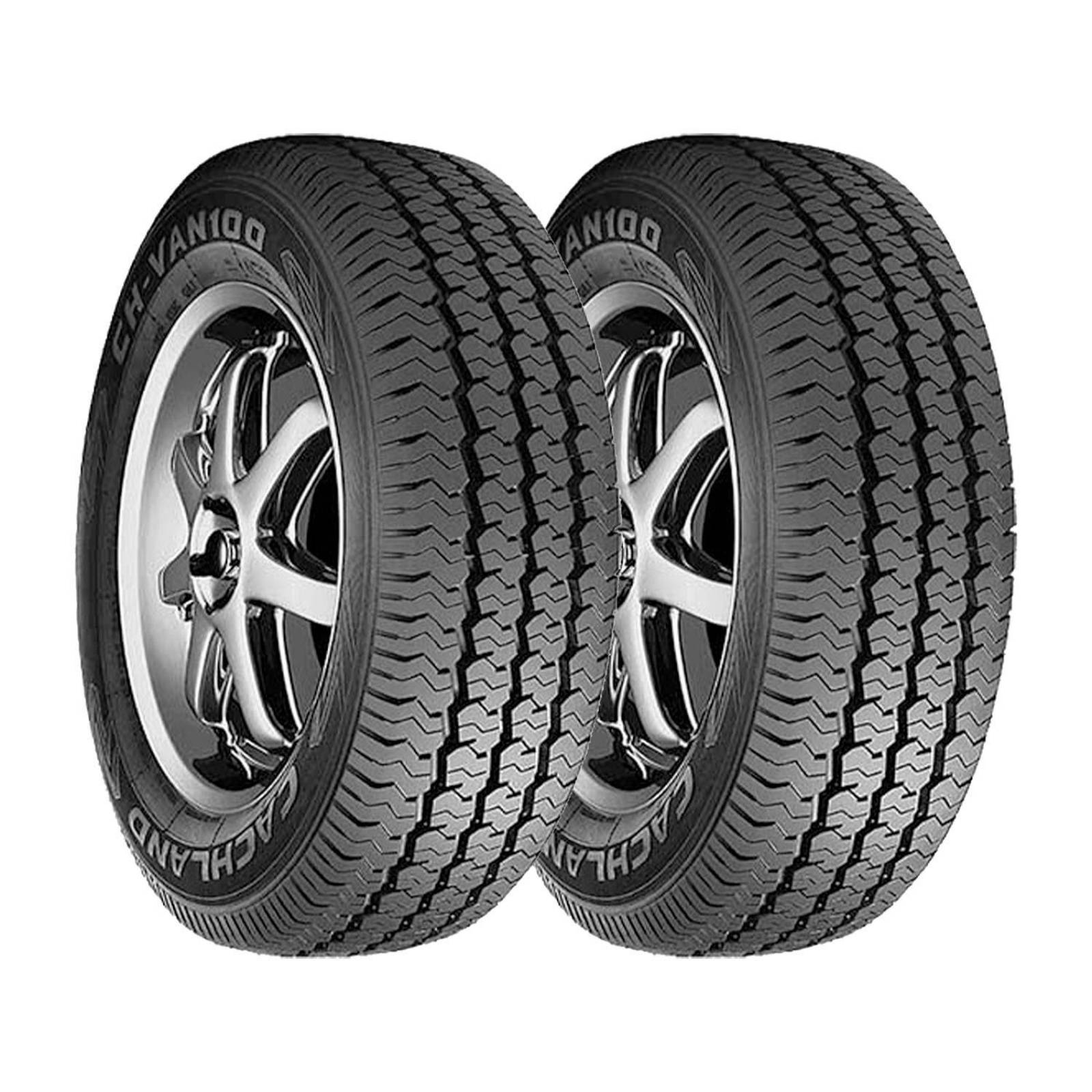 Paquete De 2 Llantas 185R14C Cachland Ch-Van100 Carga 102/100R