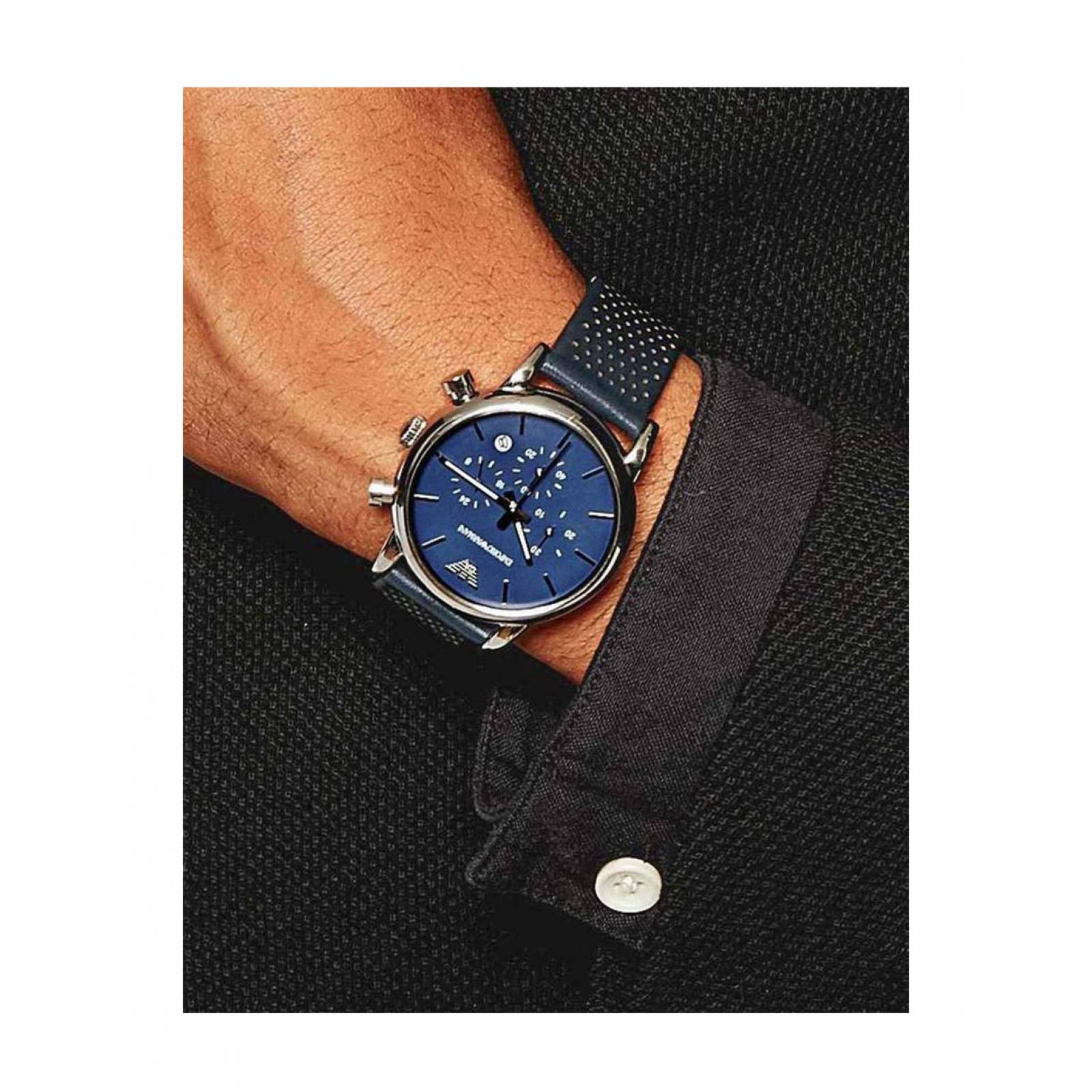 RELOJ EMPORIO ARMANI HOMBRE AR1736 AZUL