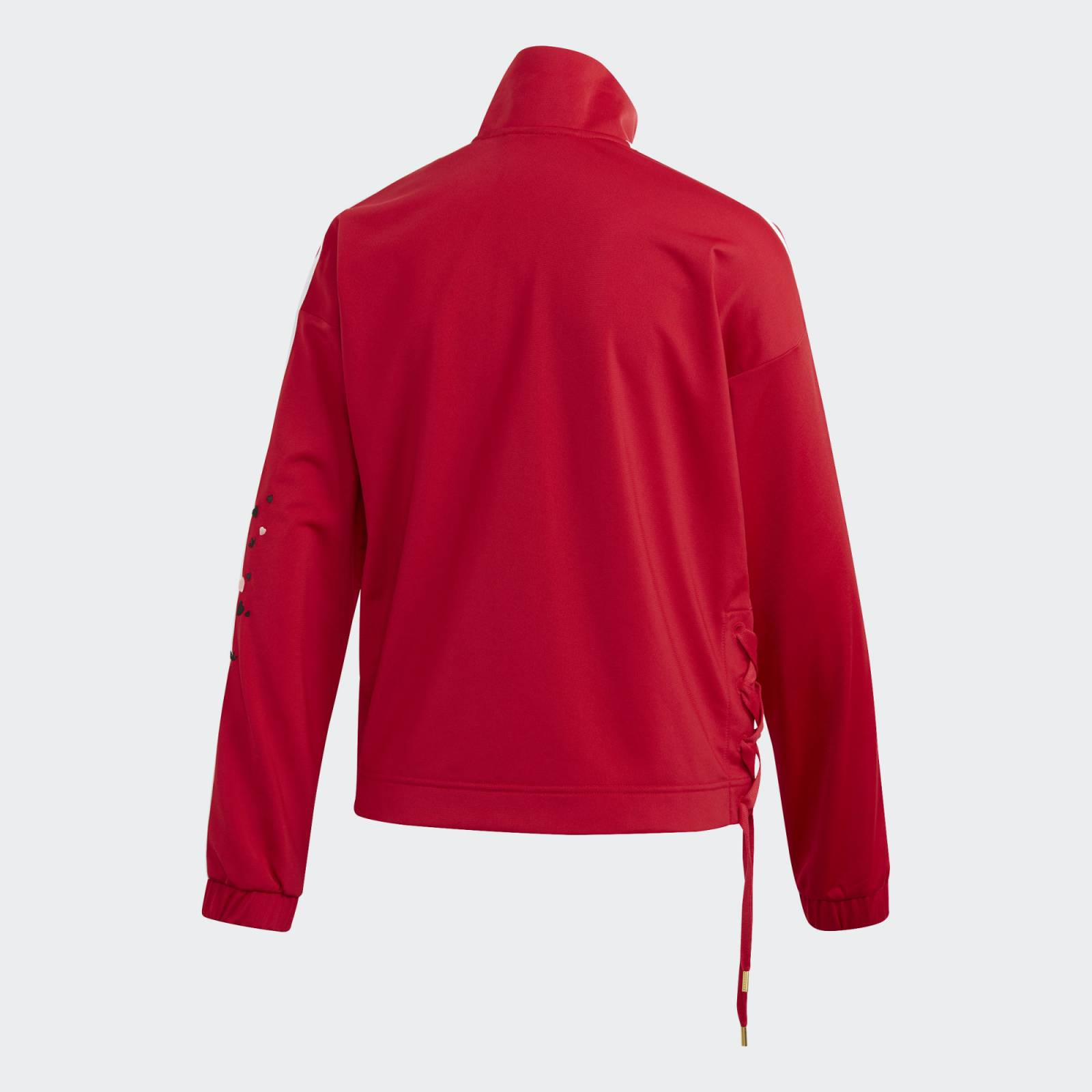 Chamarra adidas Originals Mujer Scarlet 3 Franjas Corazones