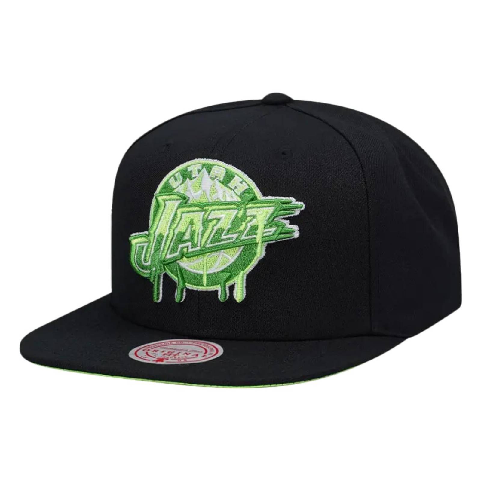 Gorra Mitchell & Ness Utah Jazz Slime Drip Basquetbol NBA
