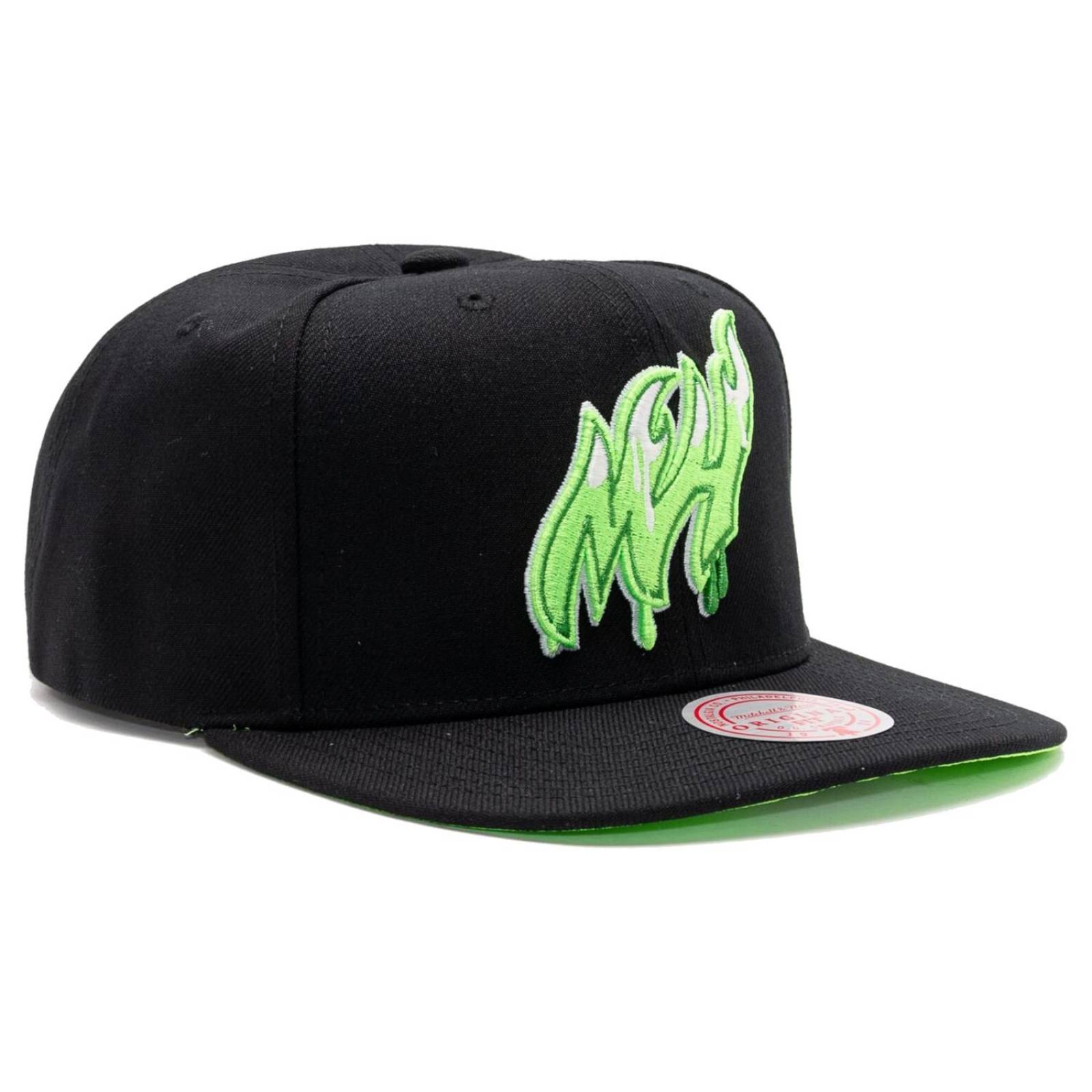Gorra Mitchell & Ness Miami Heat Slime Drip Basquetbol NBA