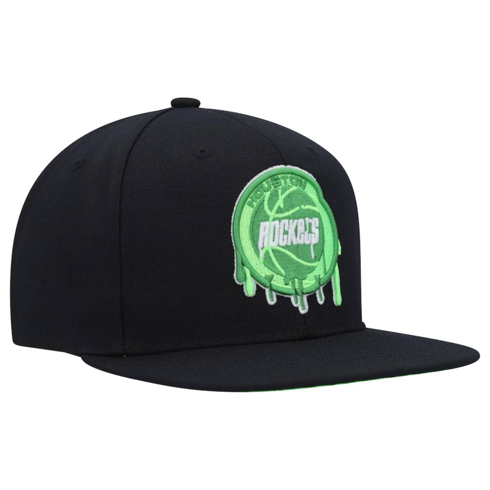 Gorra Mitchell & Ness Houston Rockets Slime Drip Basquetbol NBA