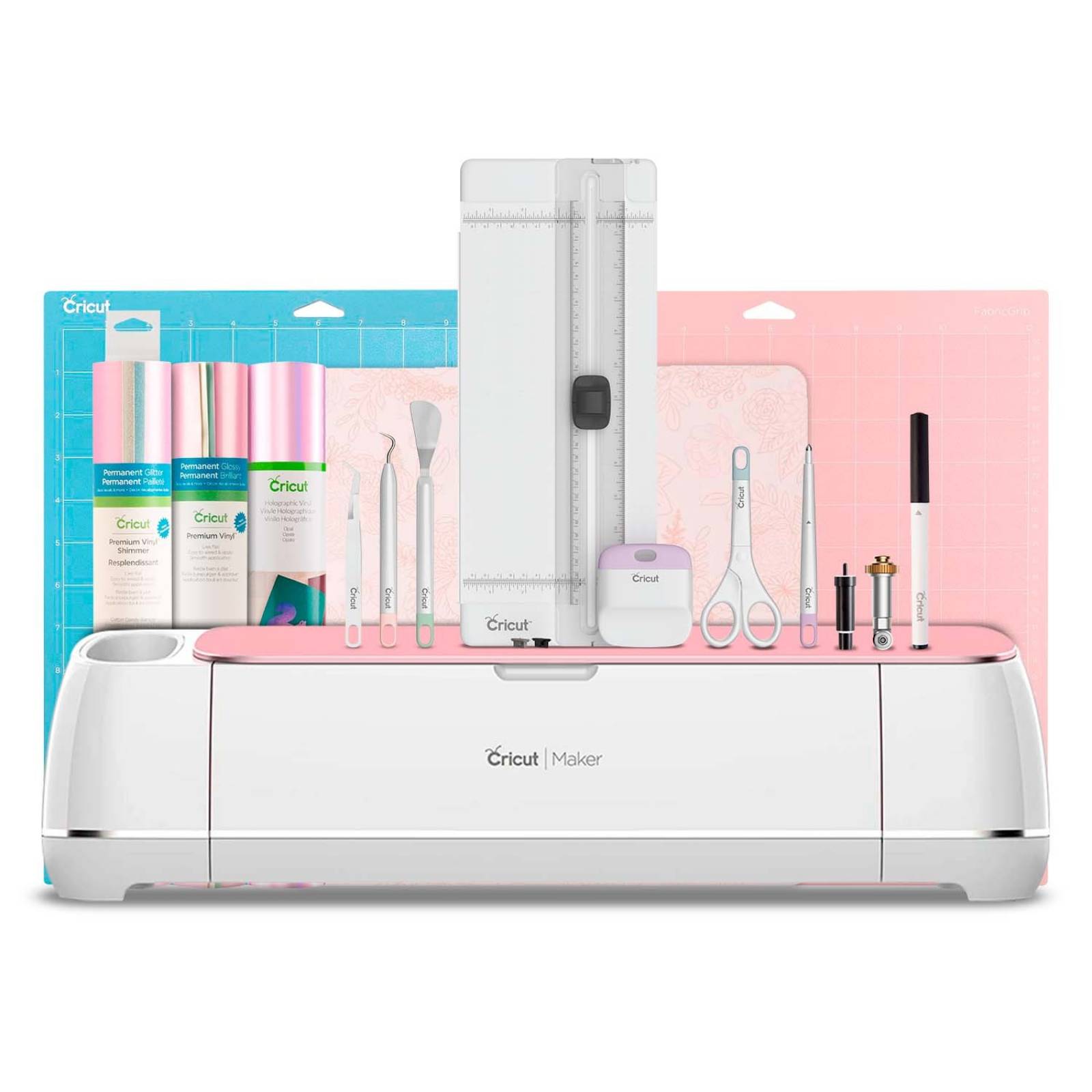 Paquete Cricut Maker Pink.
