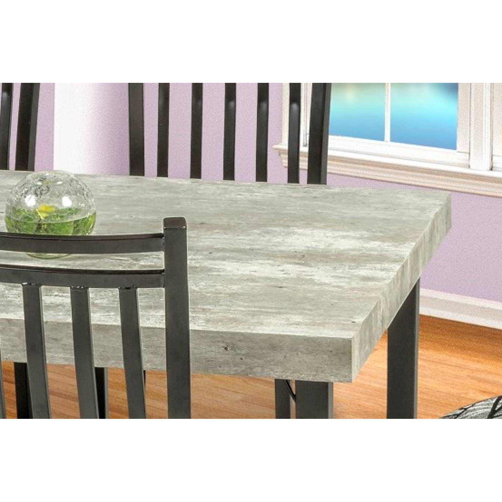 Comedor Lucia 6 Sillas Tubular y Cubierta de Formica