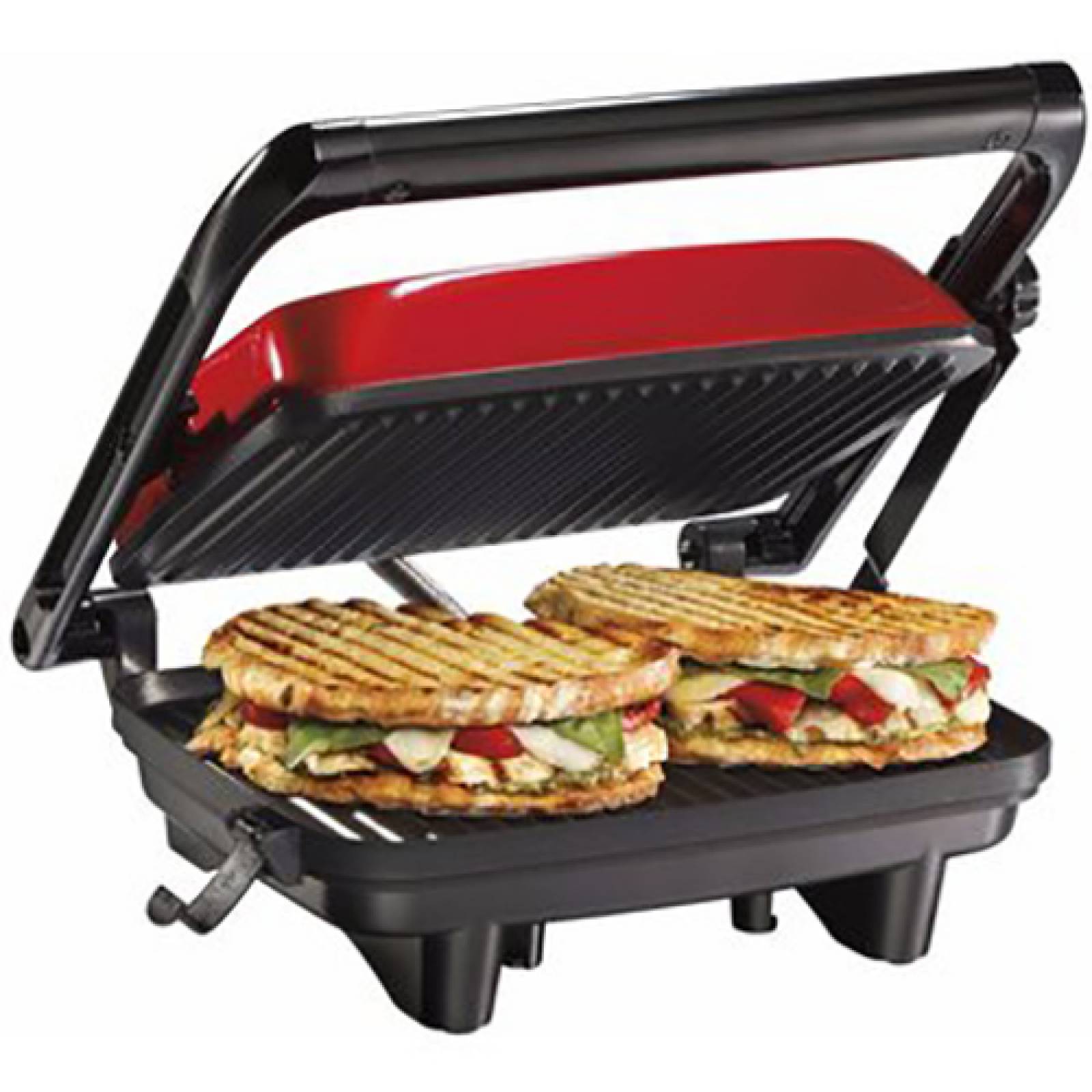 Sandwichera Panini Hamilton Beach 25460Z-Rojo