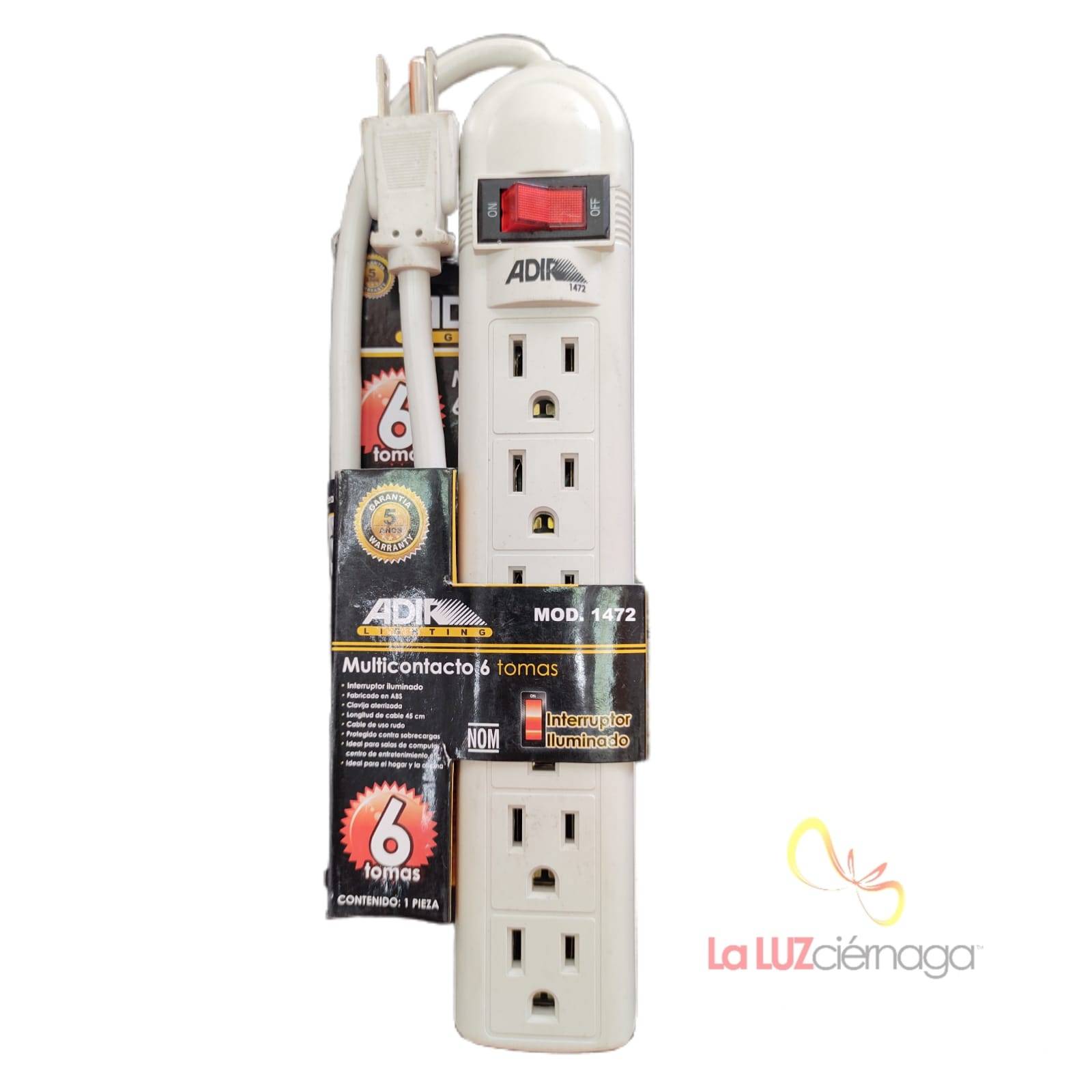 MULTICONTACTO 6 TOMAS USO RUDO