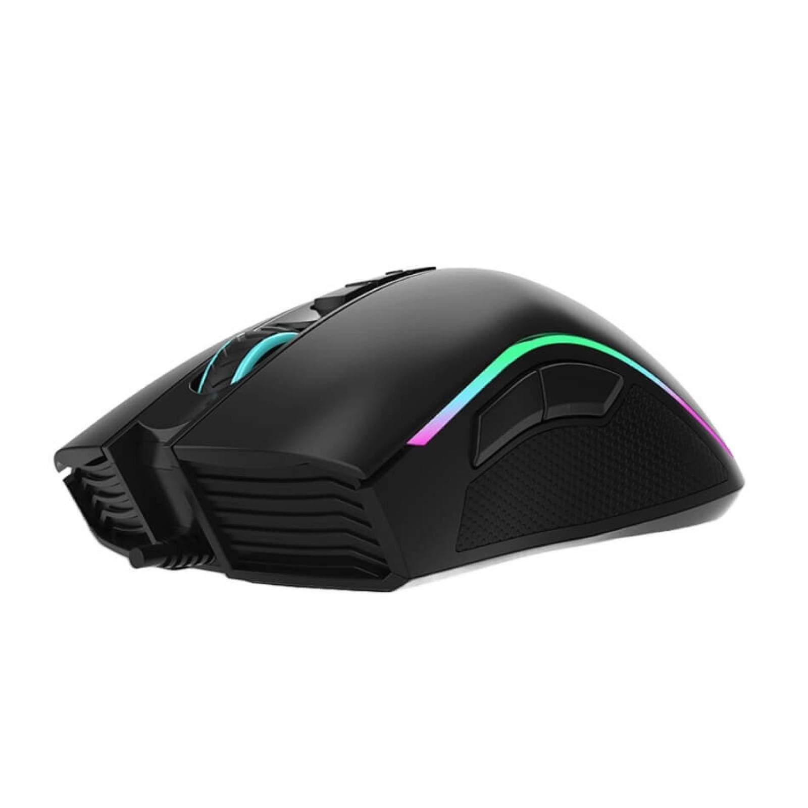 Mouse Yeyian Gram 2000 Rgb Alambrico Usb 6400dpi Negro