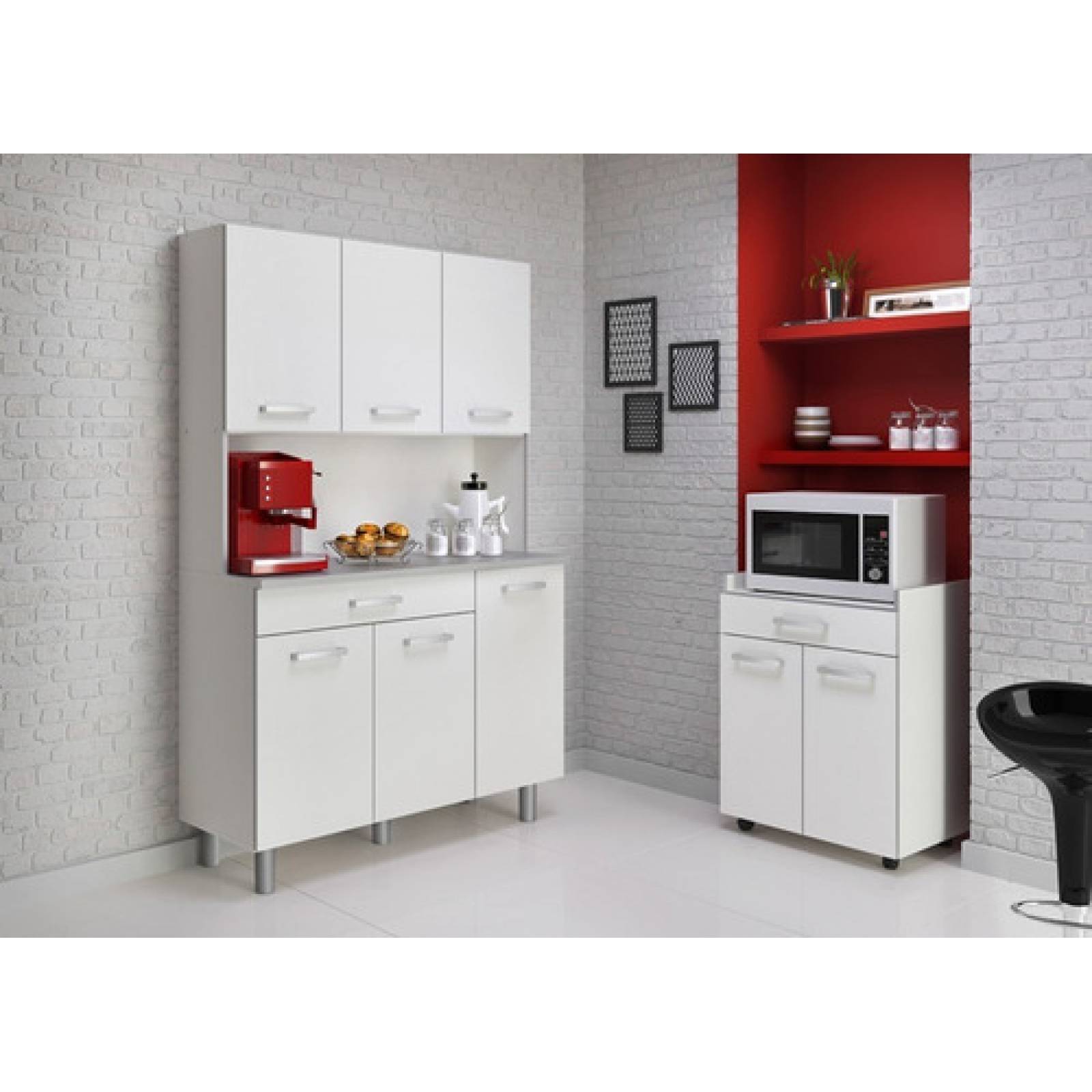 Alacenas Cocina Practicas Modernas Blanca Tugow