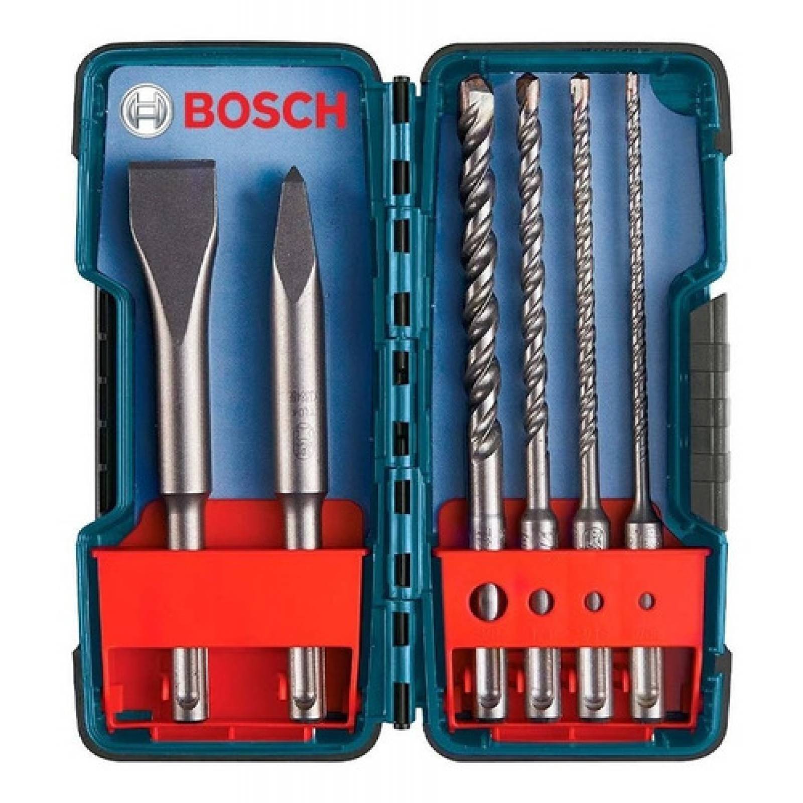 Juego De Brocas Para Concreto Bosch Sds-plus 6 Pzas Hcst006