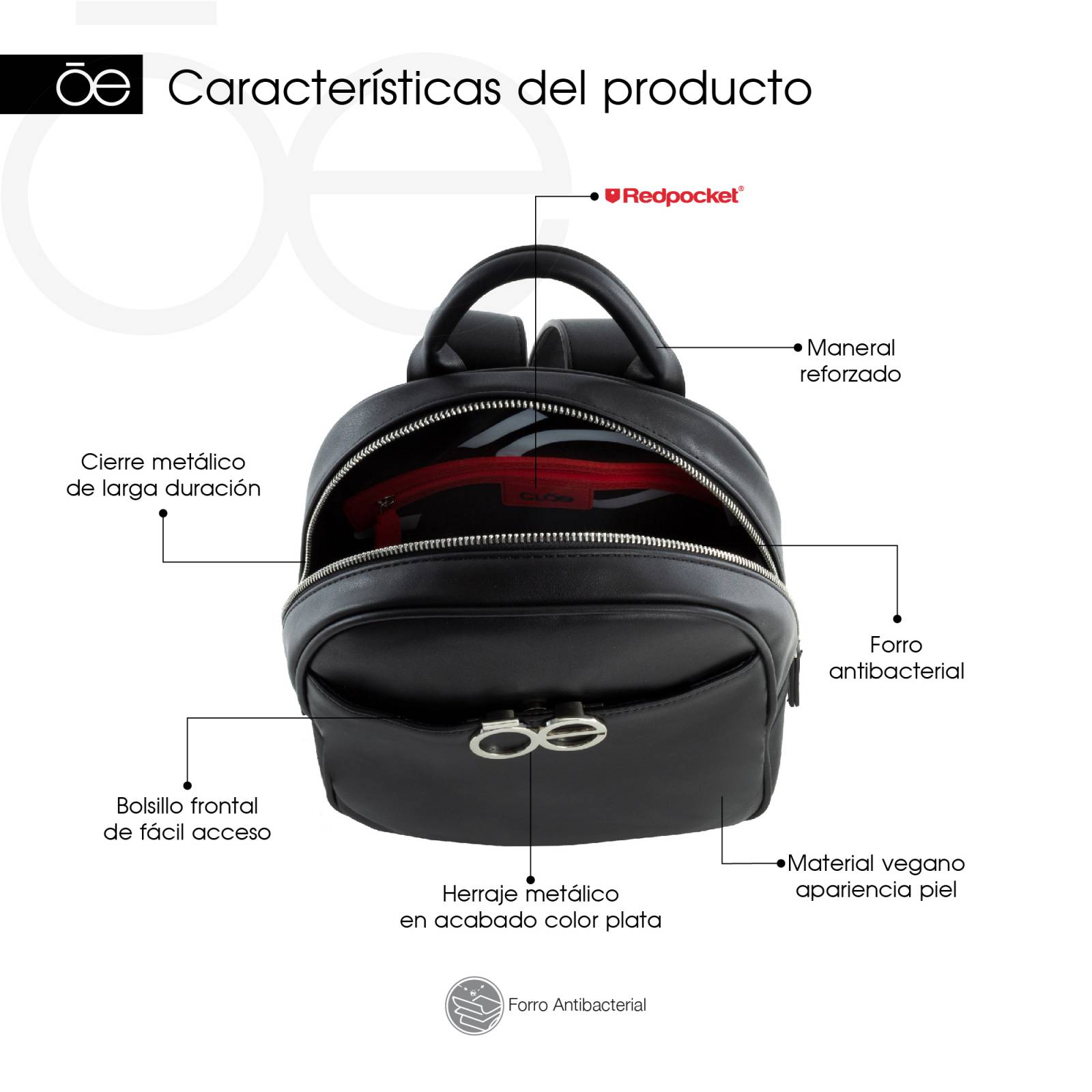 Mochila Cloe Multicolor Tienda Oficial