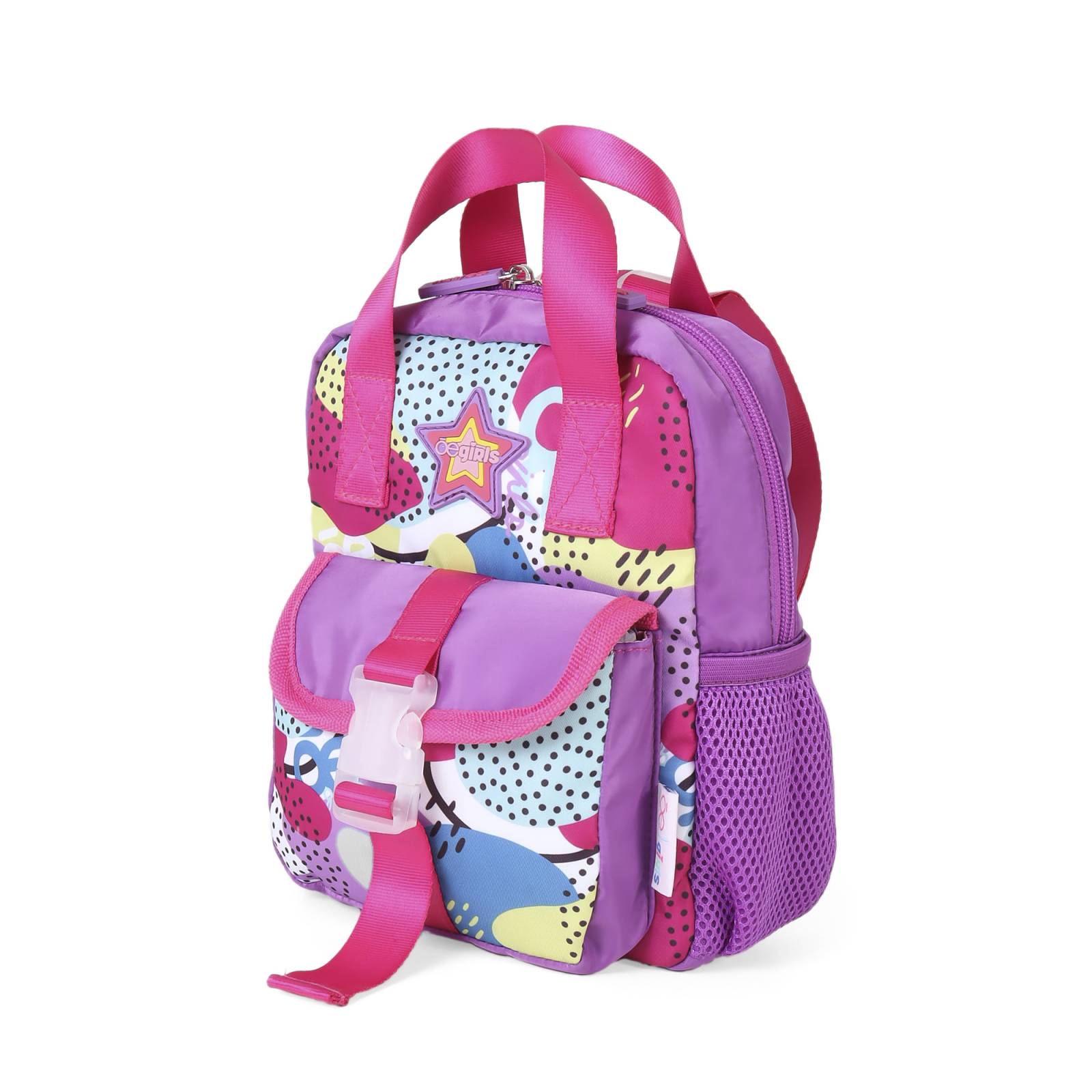 Mochila Cloe para niña Chica Nylon Compartimento lateral