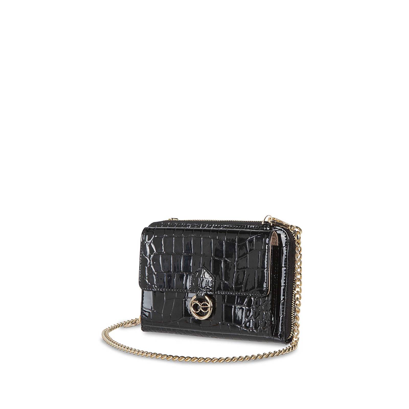 Cartera Cloe Charol Grande 2 en 1 Para Mujer Look Animal