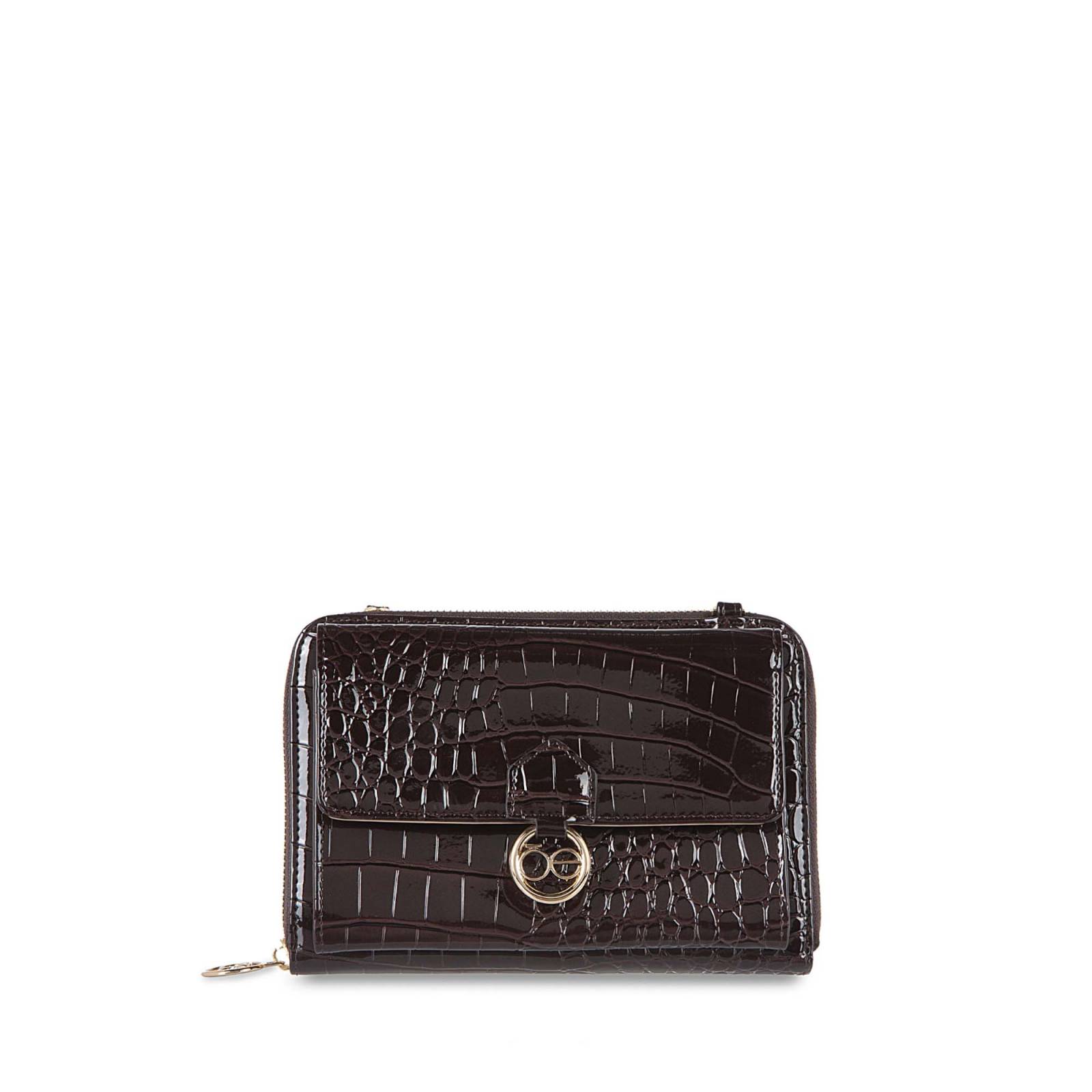 Cartera Cloe Charol Grande 2 en 1 Para Mujer Look Animal