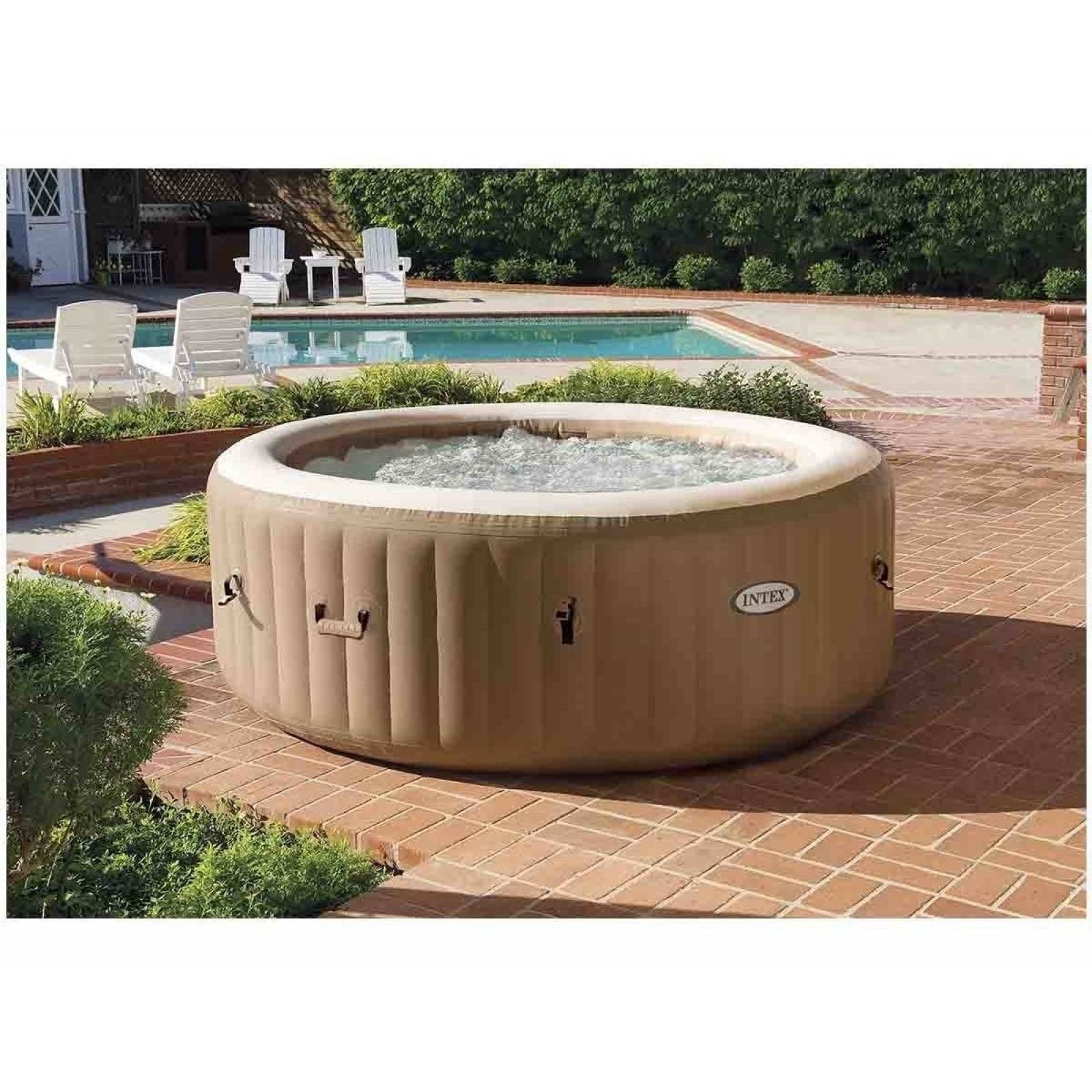 Tina Jacuzzi Hidromasaje Inflable Spa 4 Pers Purespa Intex