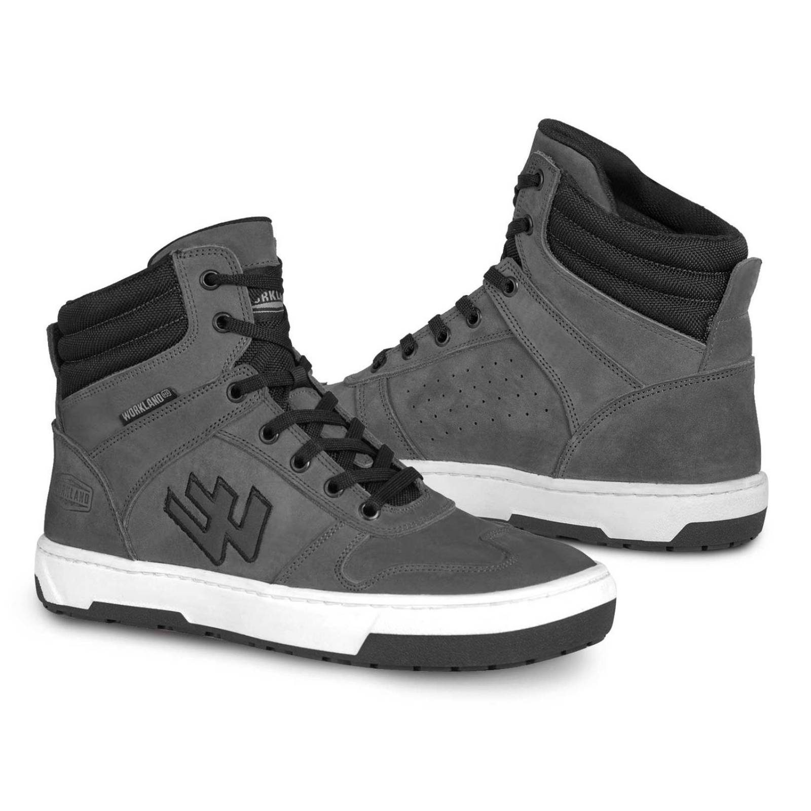 Tenis Bota Motociclista Hombre Moto Biker Wkl 80203 Gris