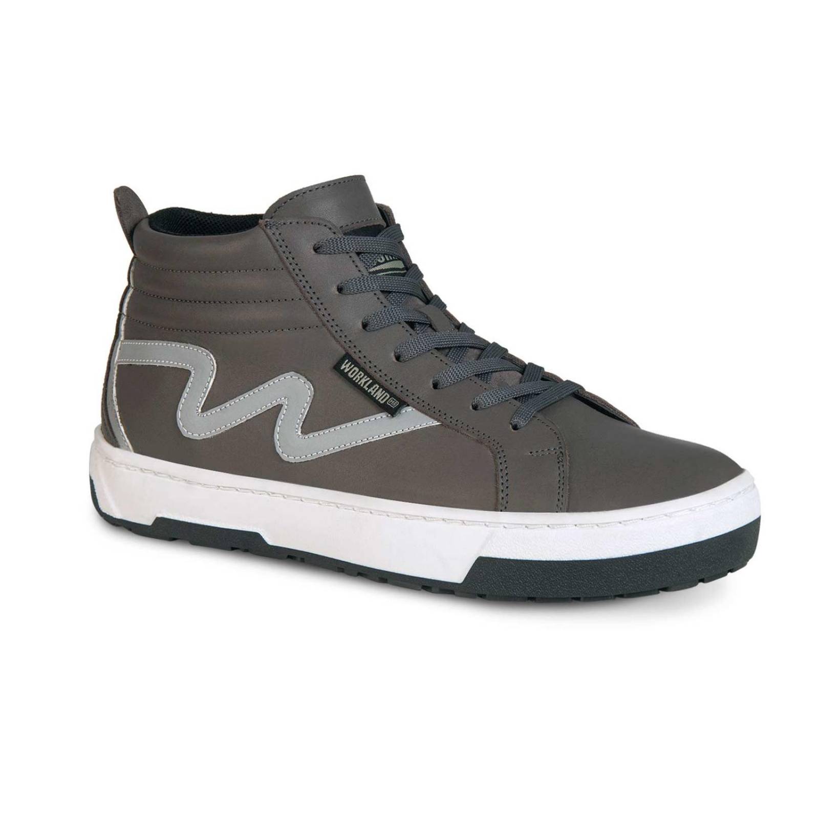 Tenis Bota Motociclista Hombre Moto Biker Wkl 80206 Gris