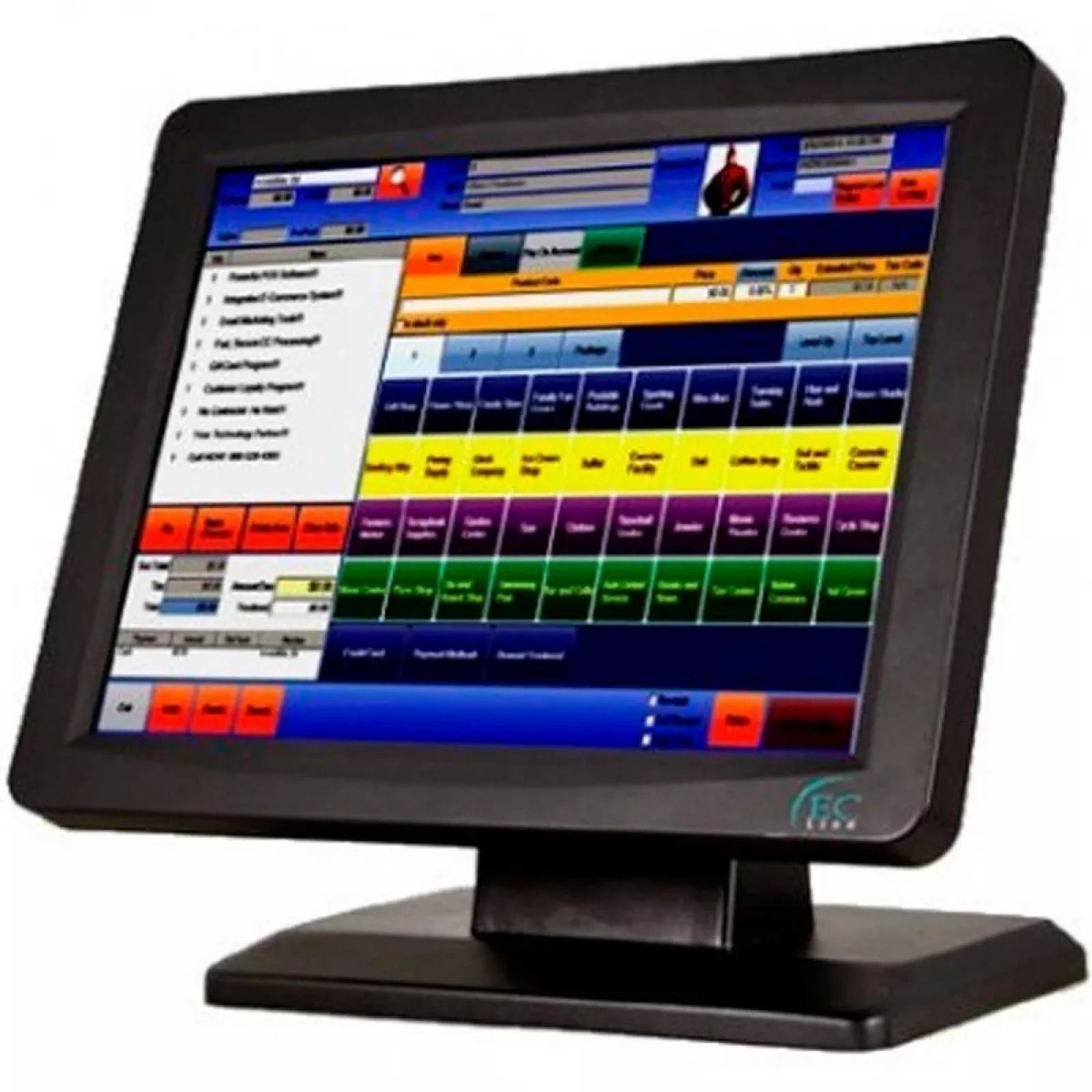 MONITOR TOUCH SCREEN ESPECIAL USO RUDO LED EC LINE 15 PULGADAS EC TS ...