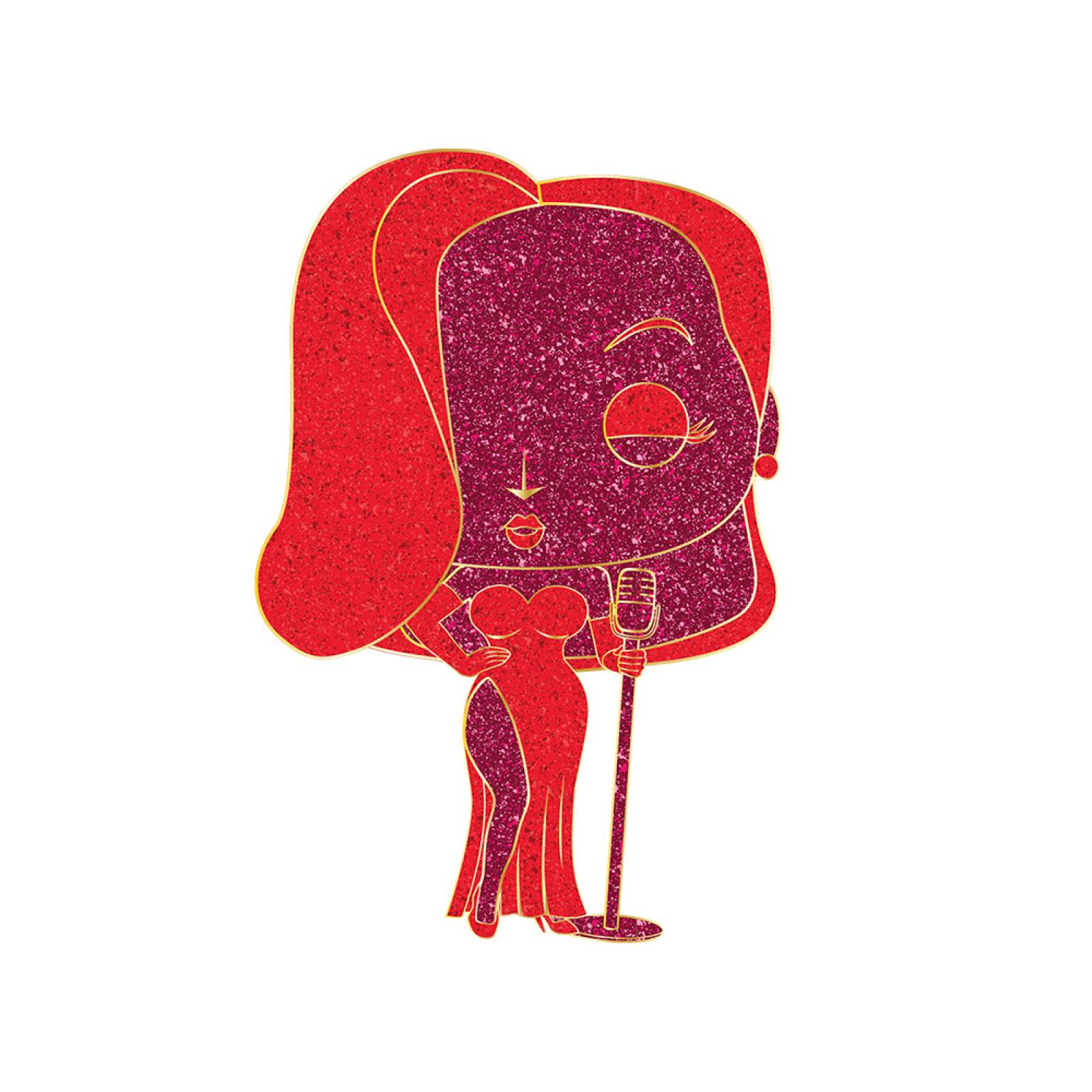 FUNKO POP PIN: JESSICA RABBIT (CHASE) - WHO FRAMED ROGER RABBIT