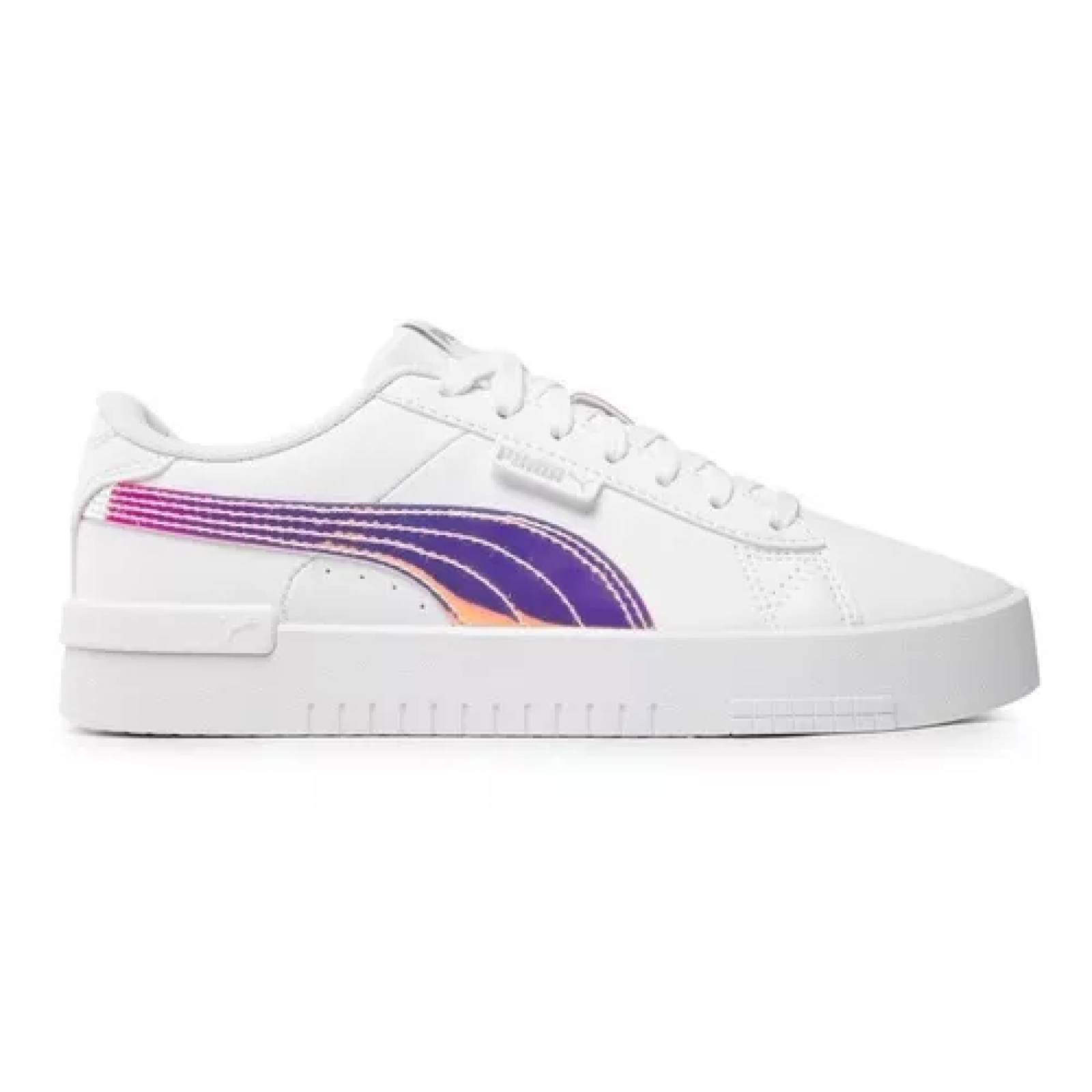 Tenis Casual Puma Jada Holo 383759 01 Color Blanco Original!