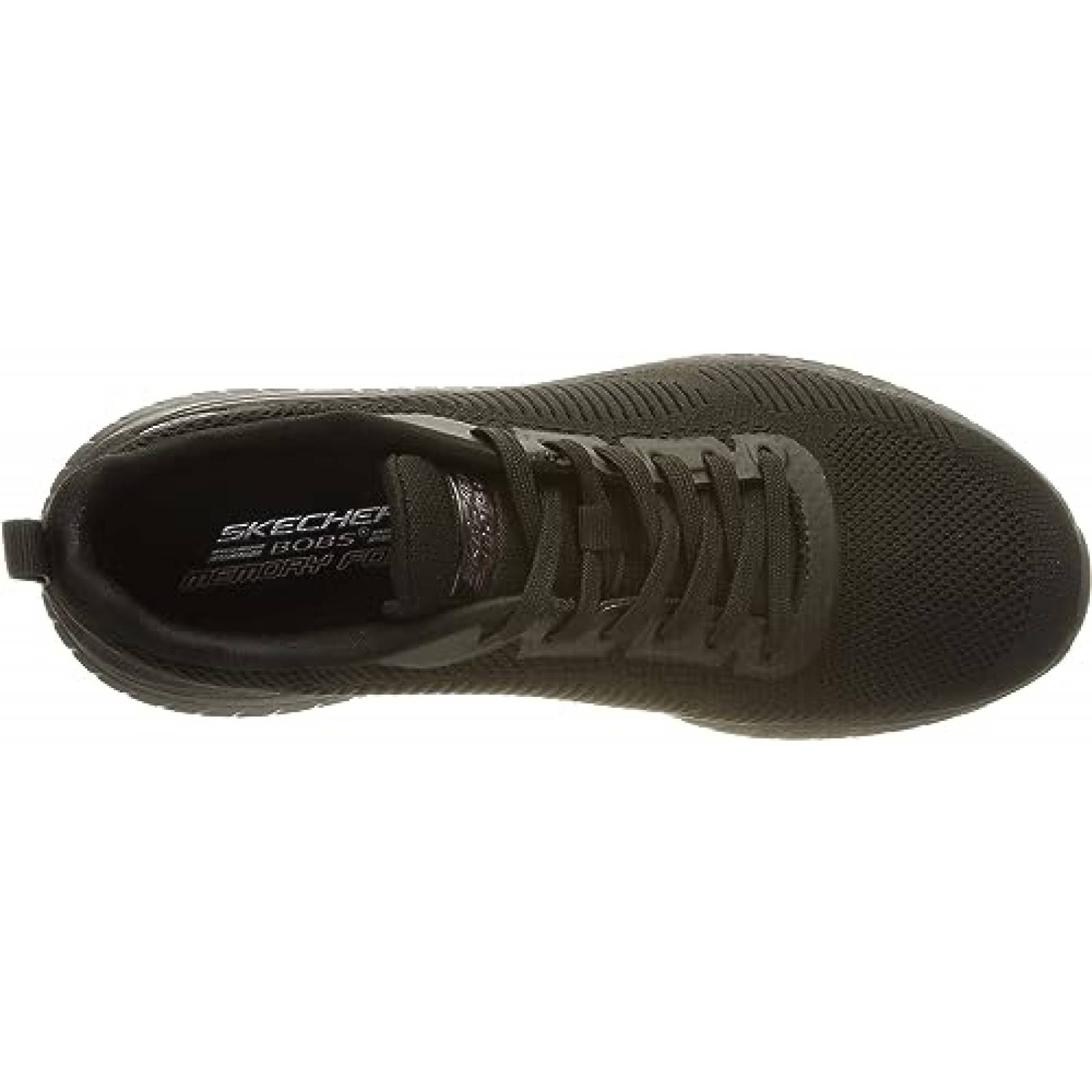 Tenis Skechers Bobs Squad Chaos 117209/BBK Negro Original!