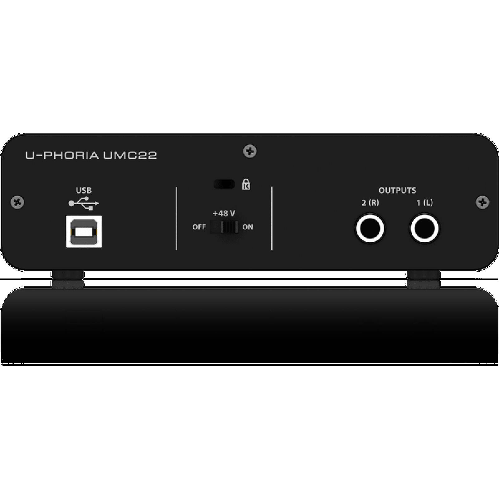 Behringer U-Phoria UMC22 Interface de Audio USB