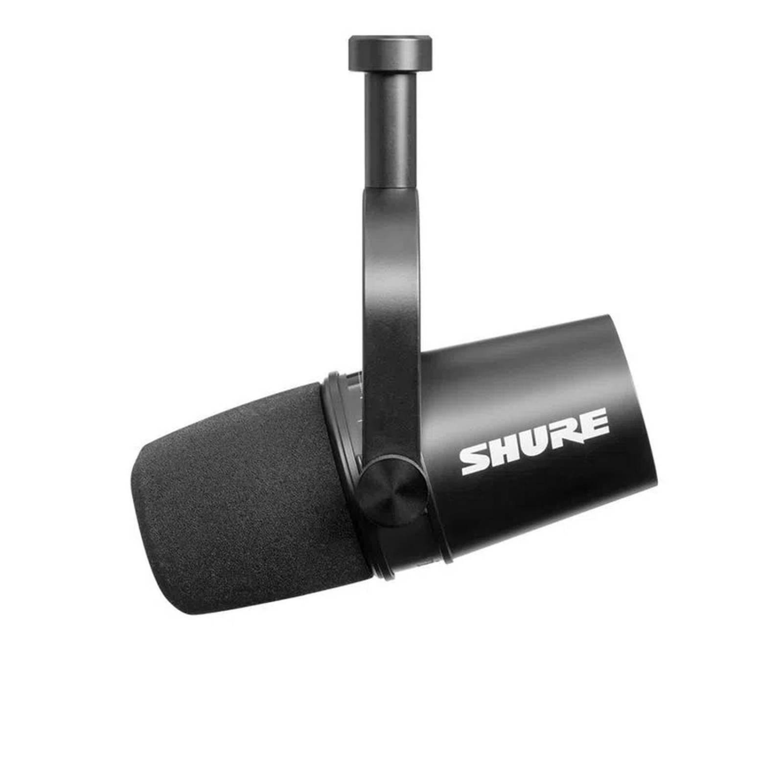 Shure Motiv MV7-K Micrófono Digital Para Podcast USB XLR