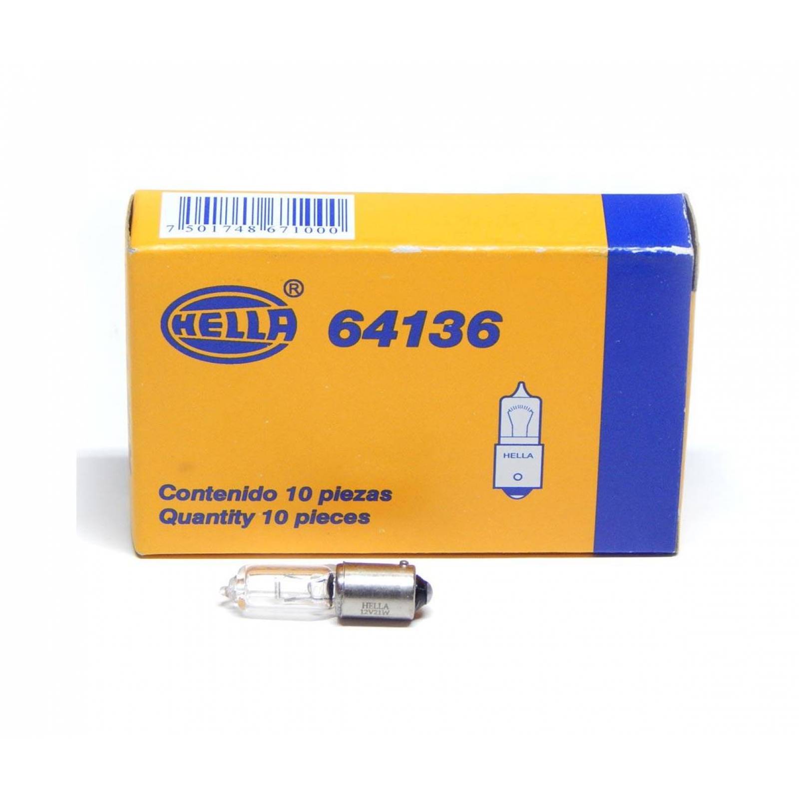 Foco 64136 Standard 21 Watts 10 Focos Hella