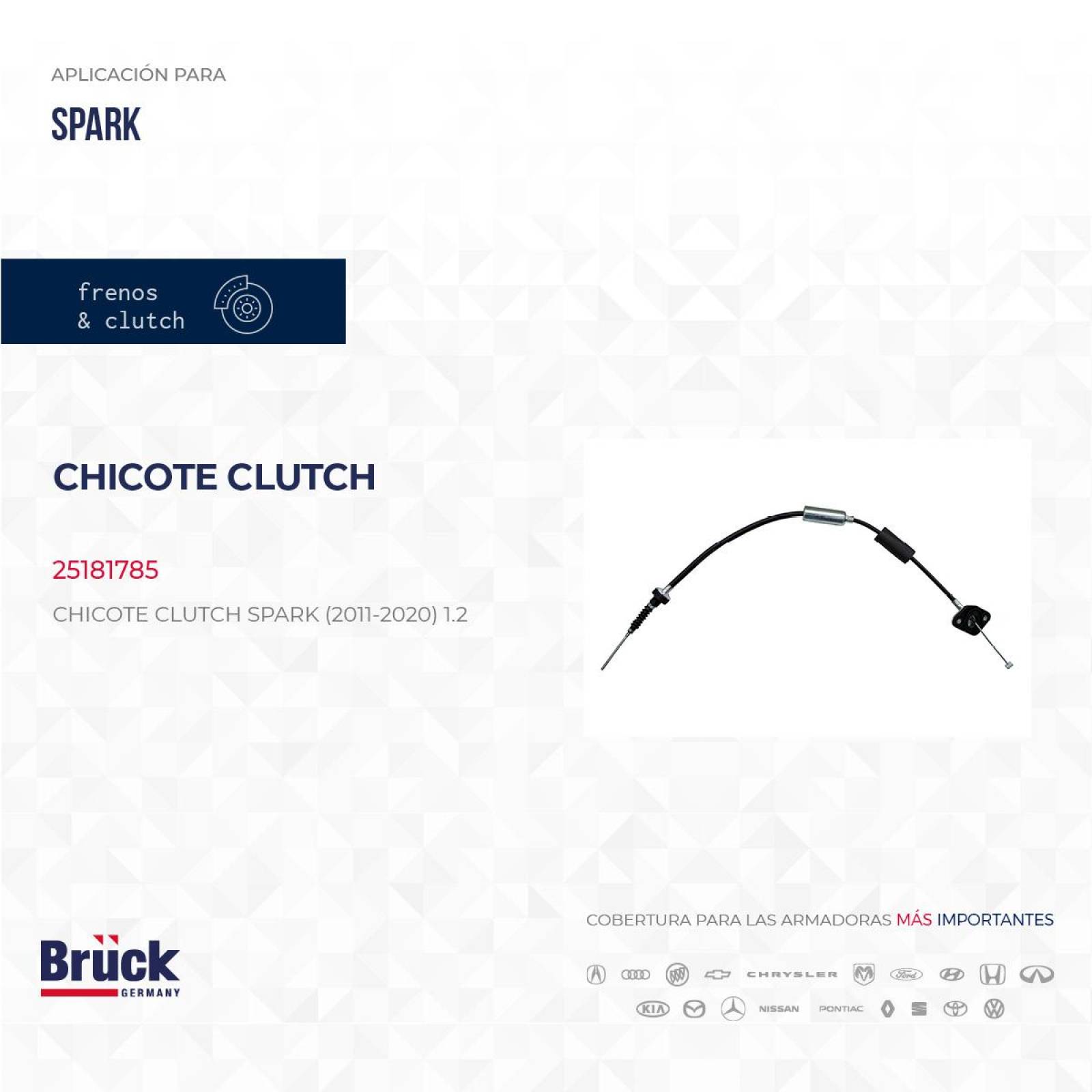 Chicote Clutch 25181785 Bruck-Germany