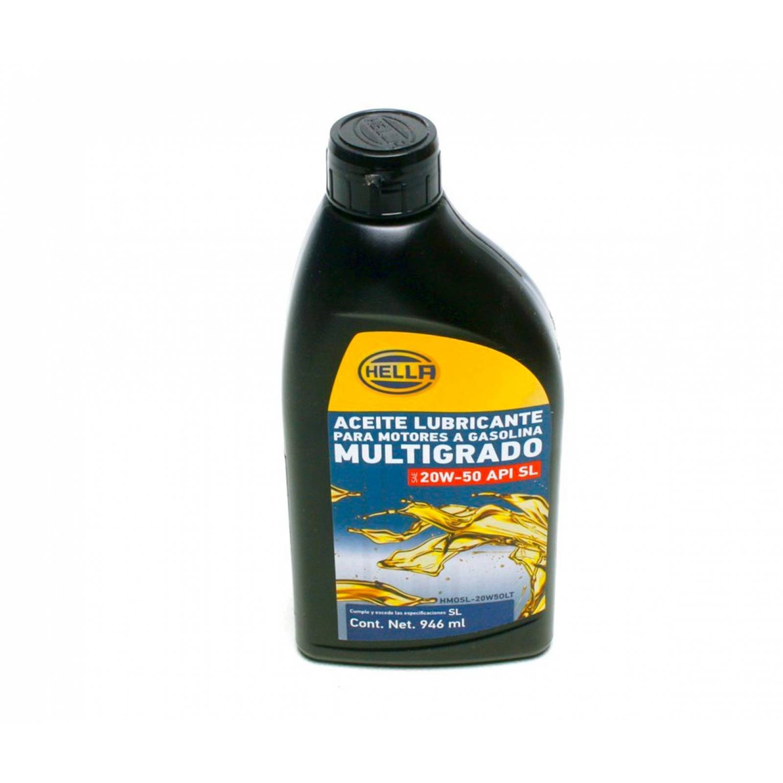 Aceite 20w50 Mineral Multigrado Api Sl 946 ml Hella