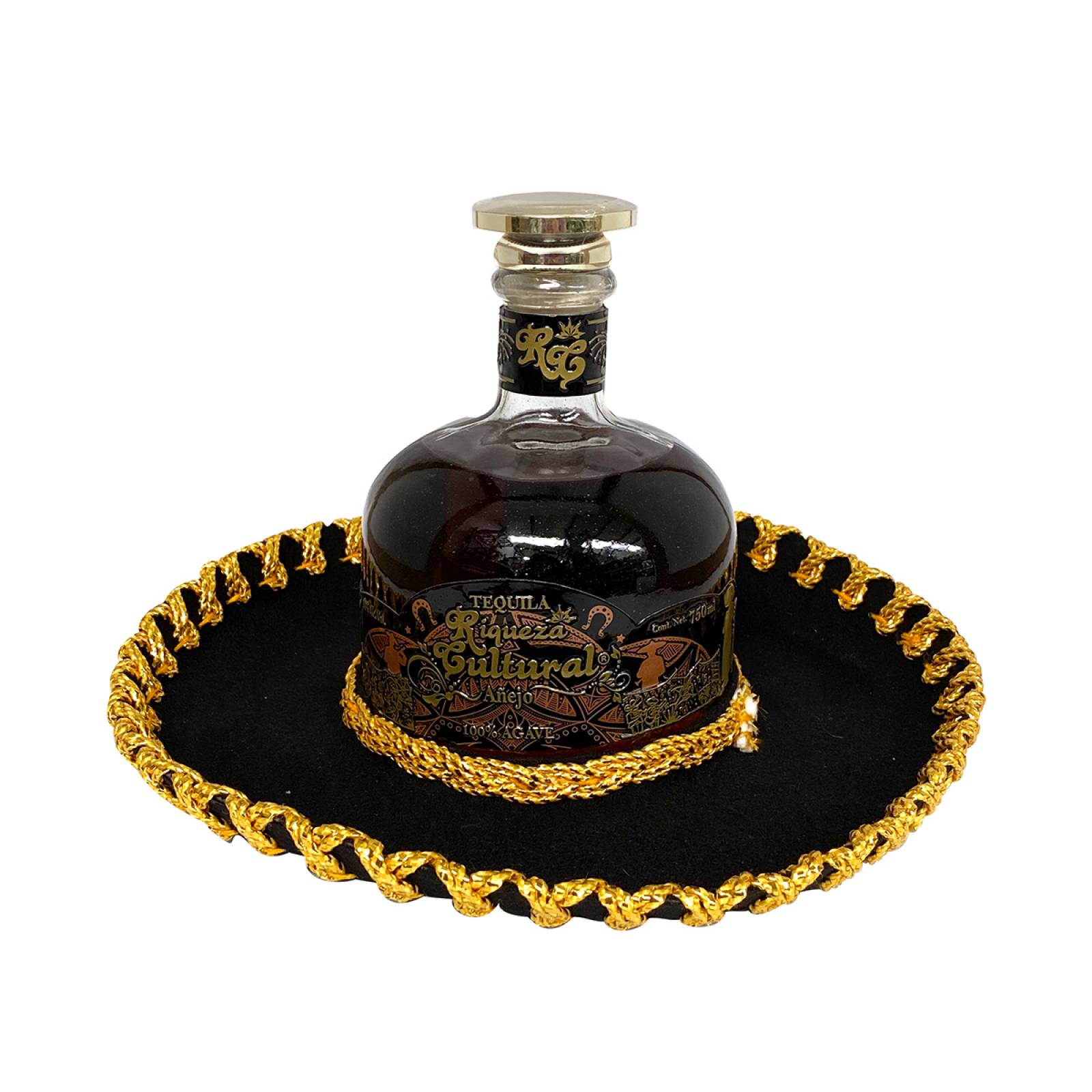 Tequila Riqueza Cultural Añejo Sombrero Charro 750 ml