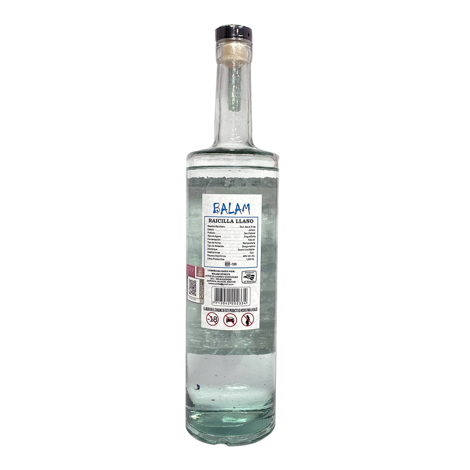 Raicilla del Llano Artesanal Balam Agave Angustifolia 750 ml