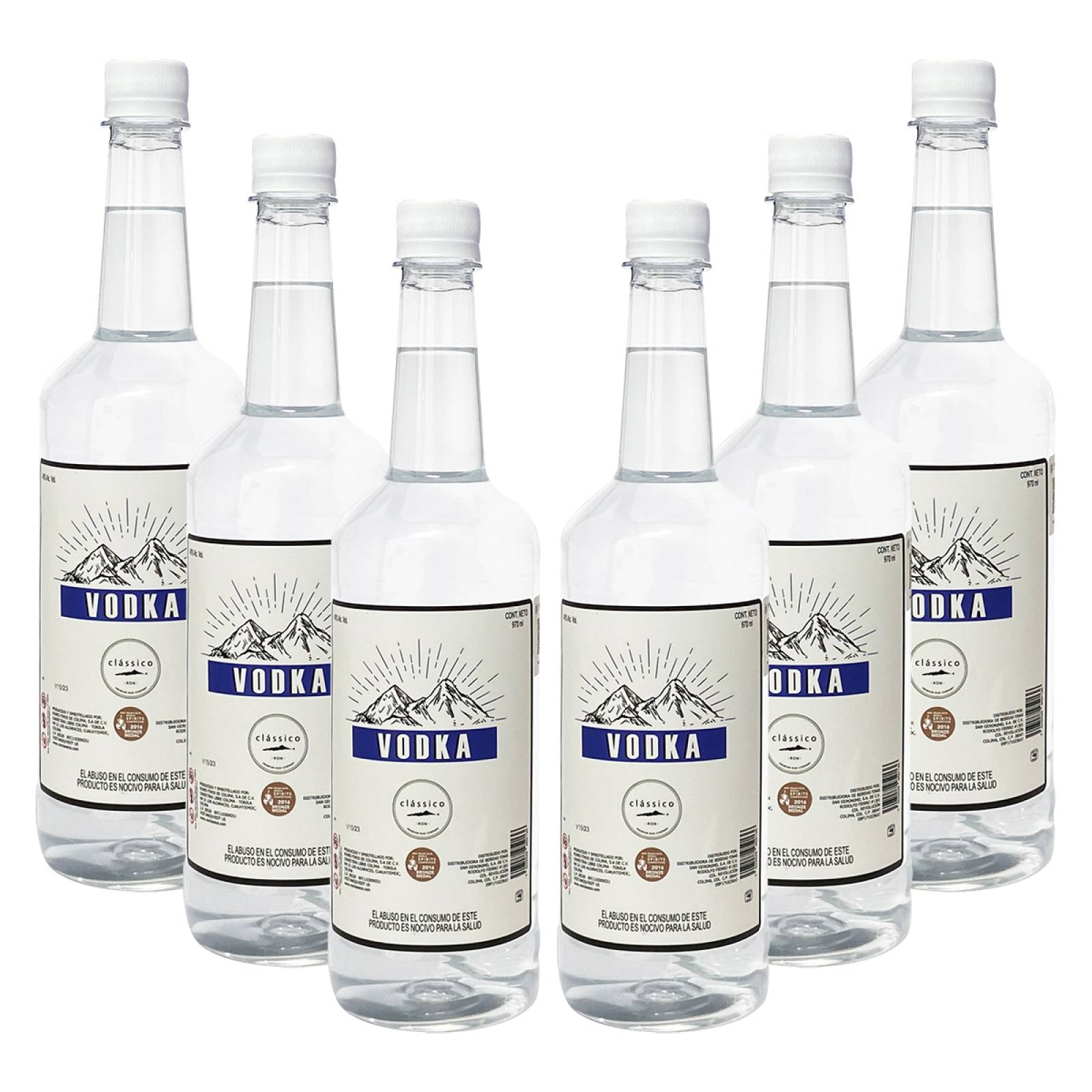 Six Pack Vodka Clássico 970 ml