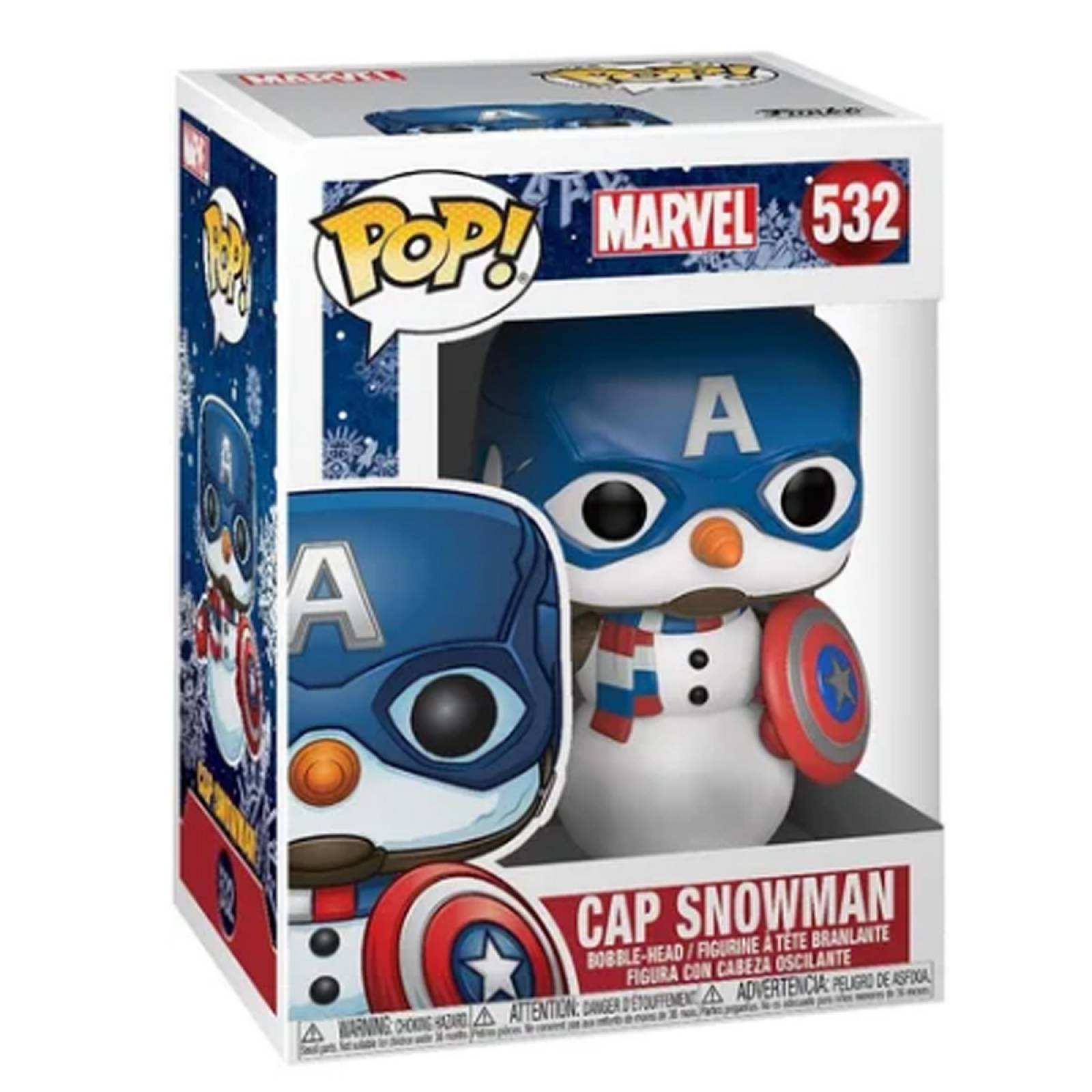 Funko Pop Marvel Cap Snowman 532 Captain America