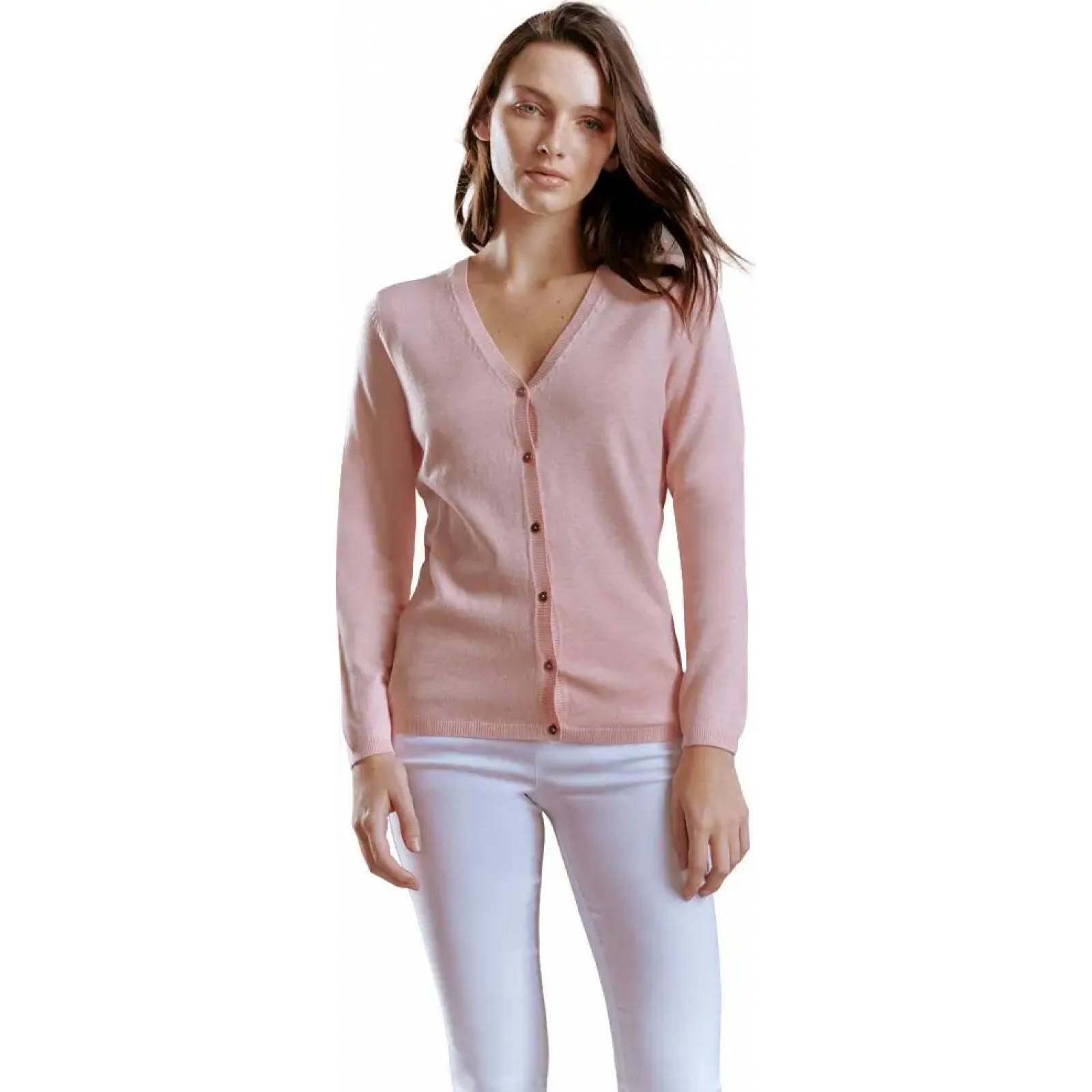 Sueter abrigadora dama coral intenso Sao Paulo modelo 303B