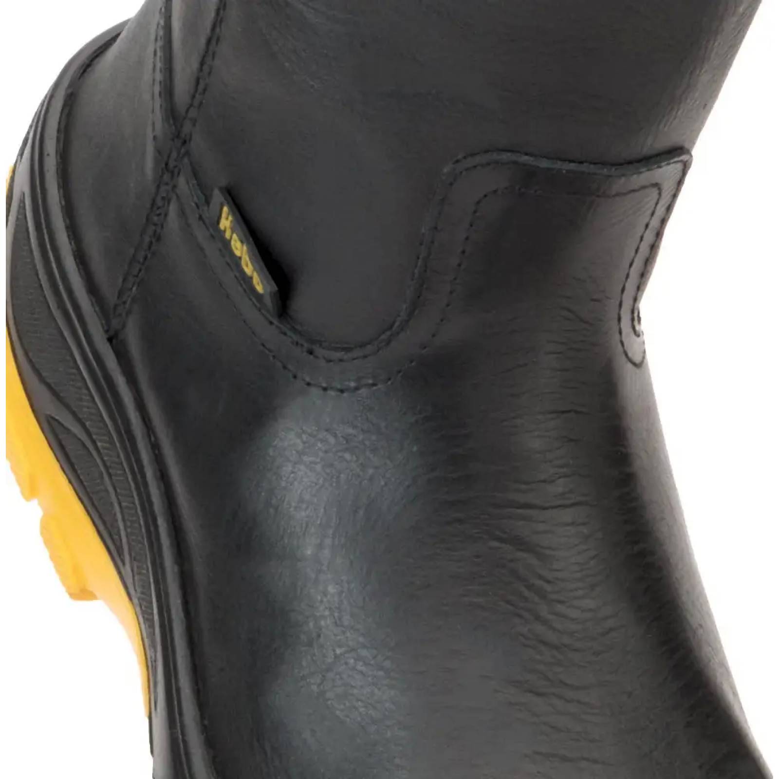 Bota trabajo industrial caballero negro piel Kebo modelo 3000