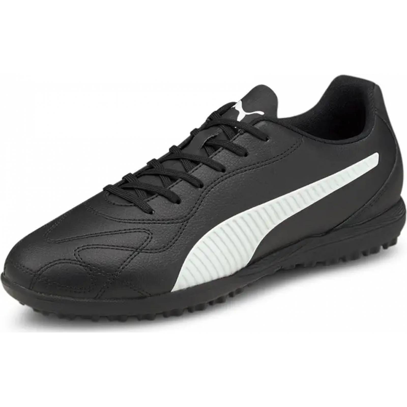 Tenis de futbol / tacos caballero blanco/negro Puma modelo 6001
