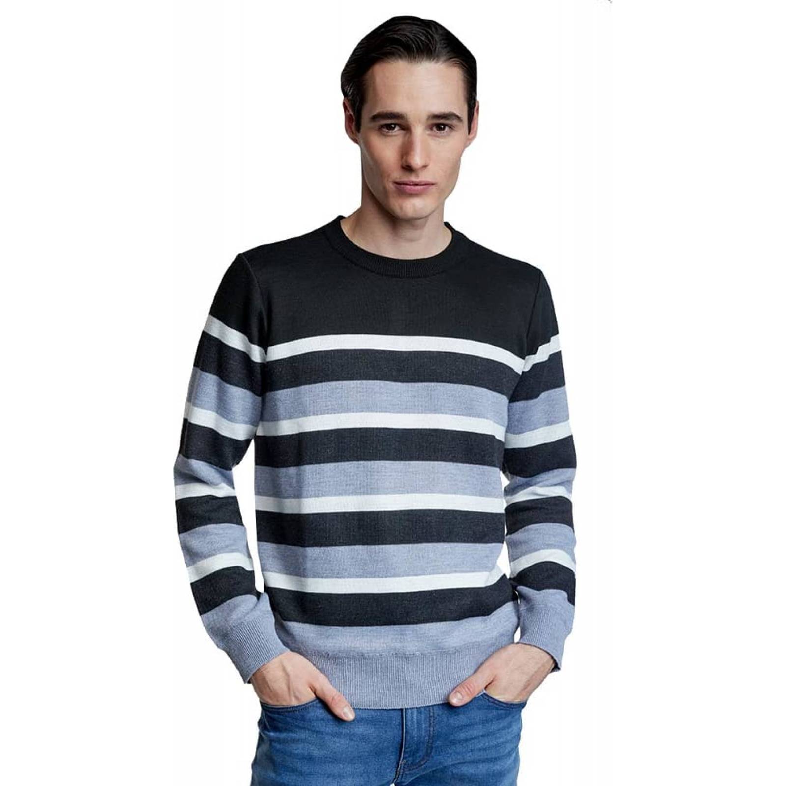 Sueter abrigadora caballero negro Next & Co modelo M149