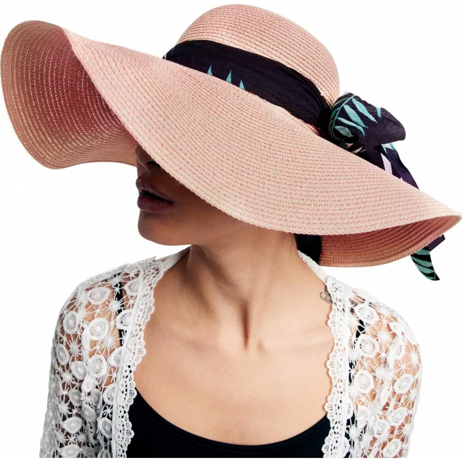 Sombrero dama rosa Holly Land modelo SH02