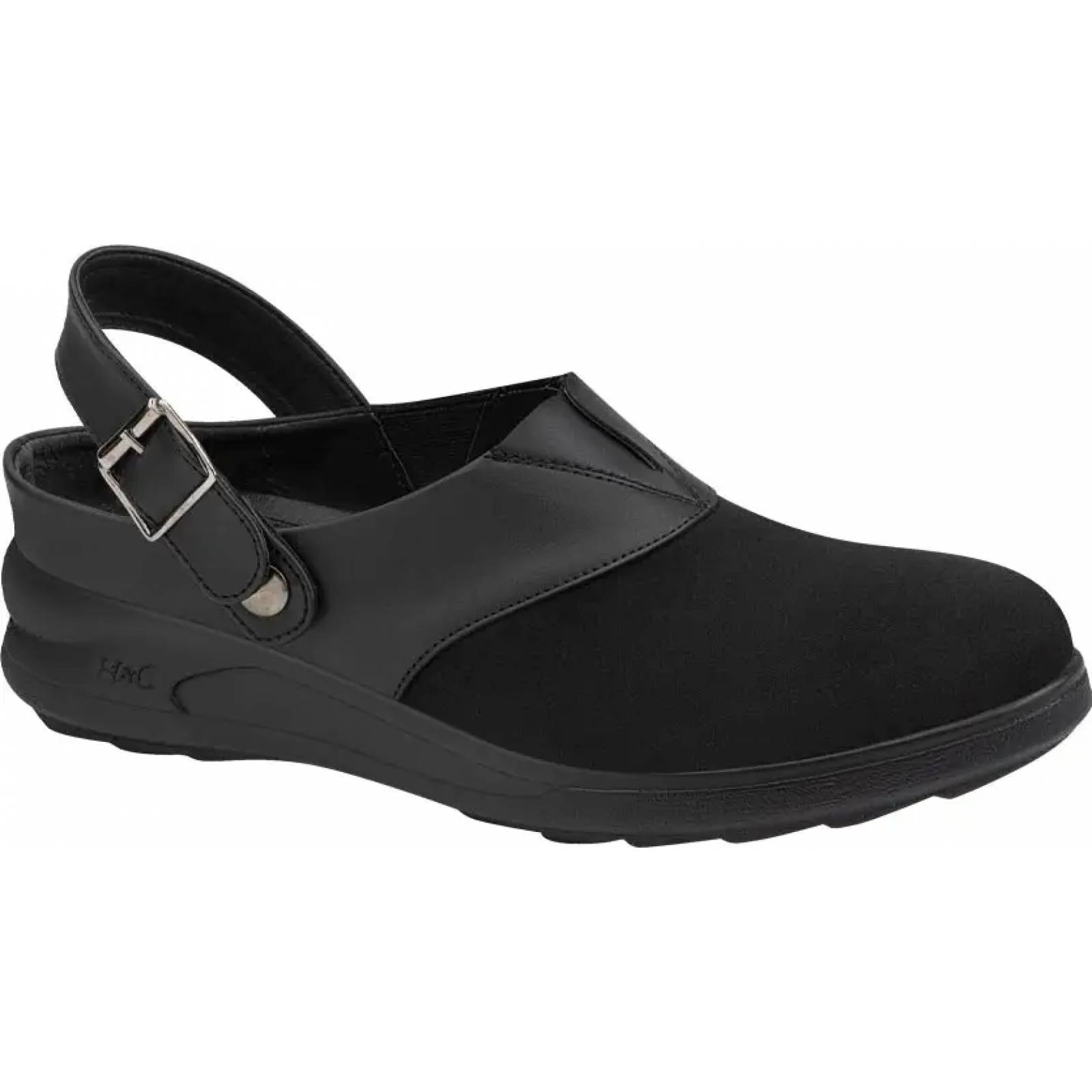 Suecos dama negro Shosh Confort modelo 0856